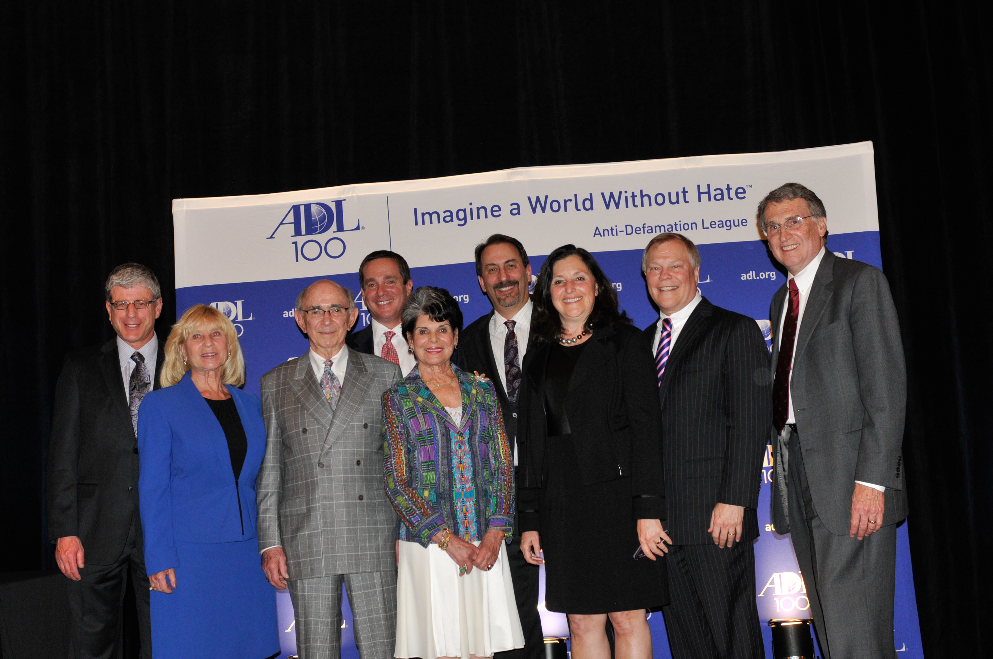 Honorees, chairs and staff: Dr. Marc Reissner, left, Sharon Schonhaut ...