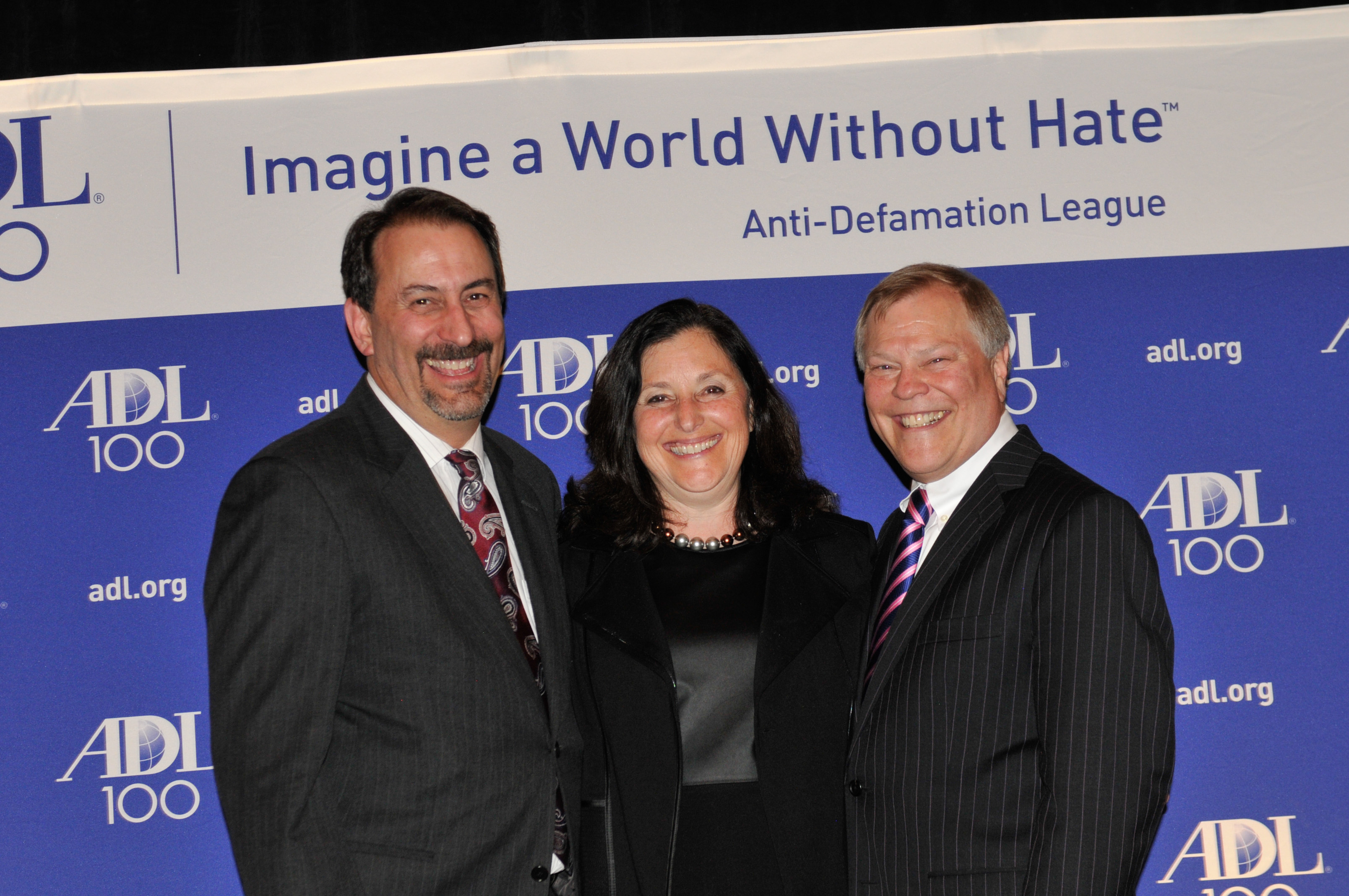 Regional Director Scott Levin, left, Regional Board Chair Andrea Shpall ...