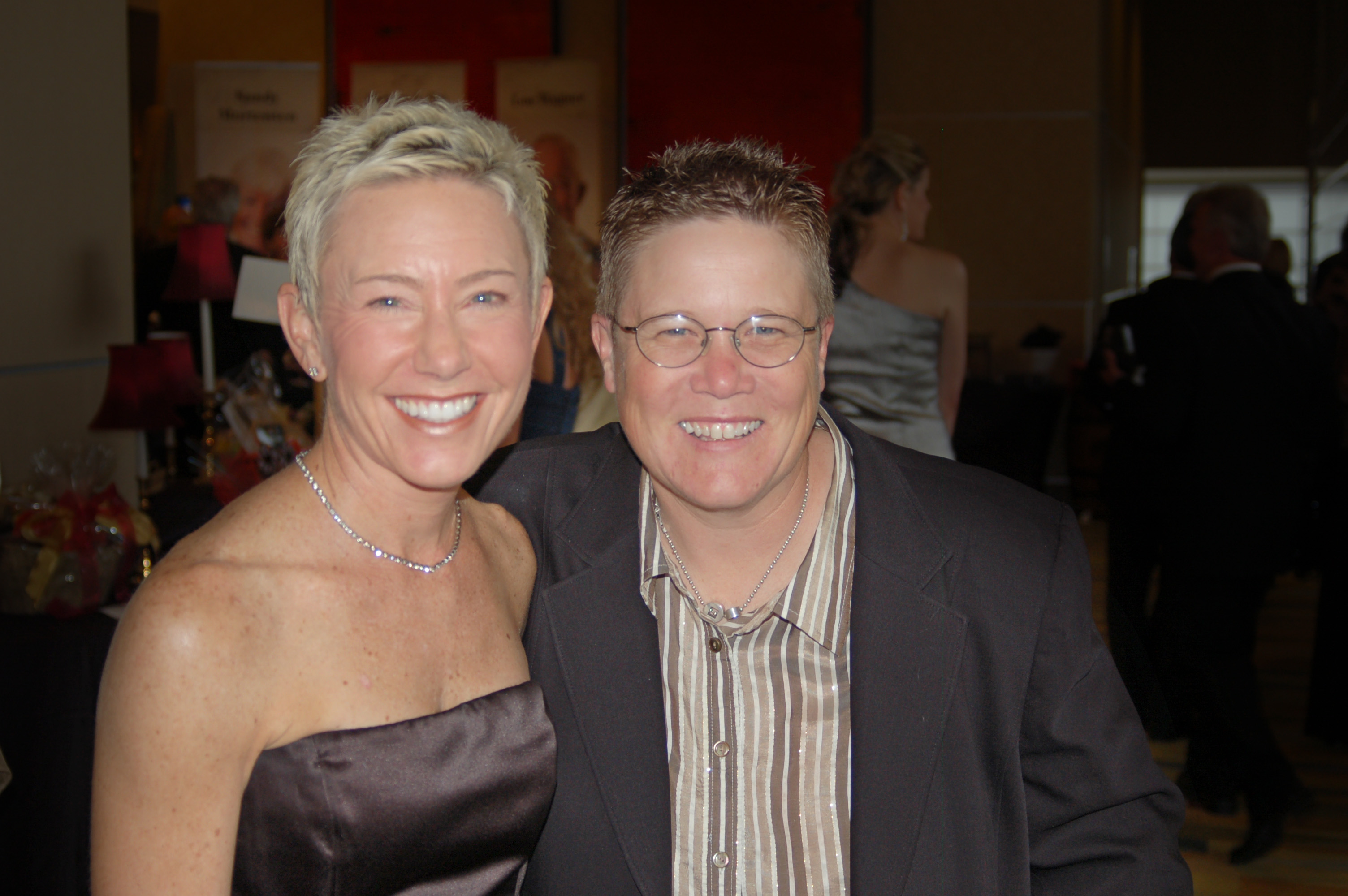 Pam Adams and Mindy Adair