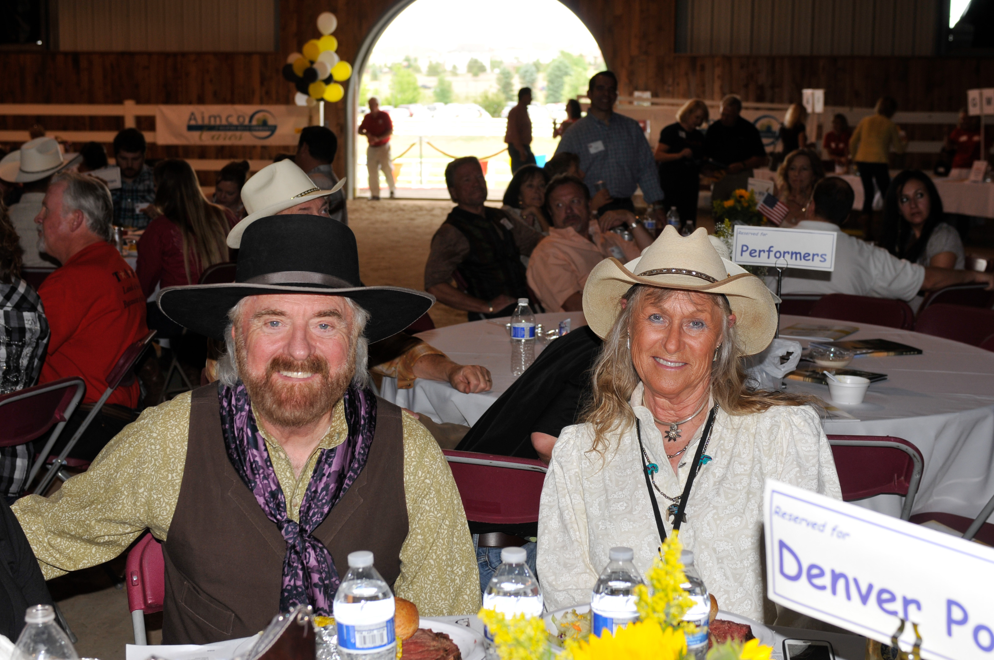 Michael Martin Murphey with his executive assistant Donna Phillips