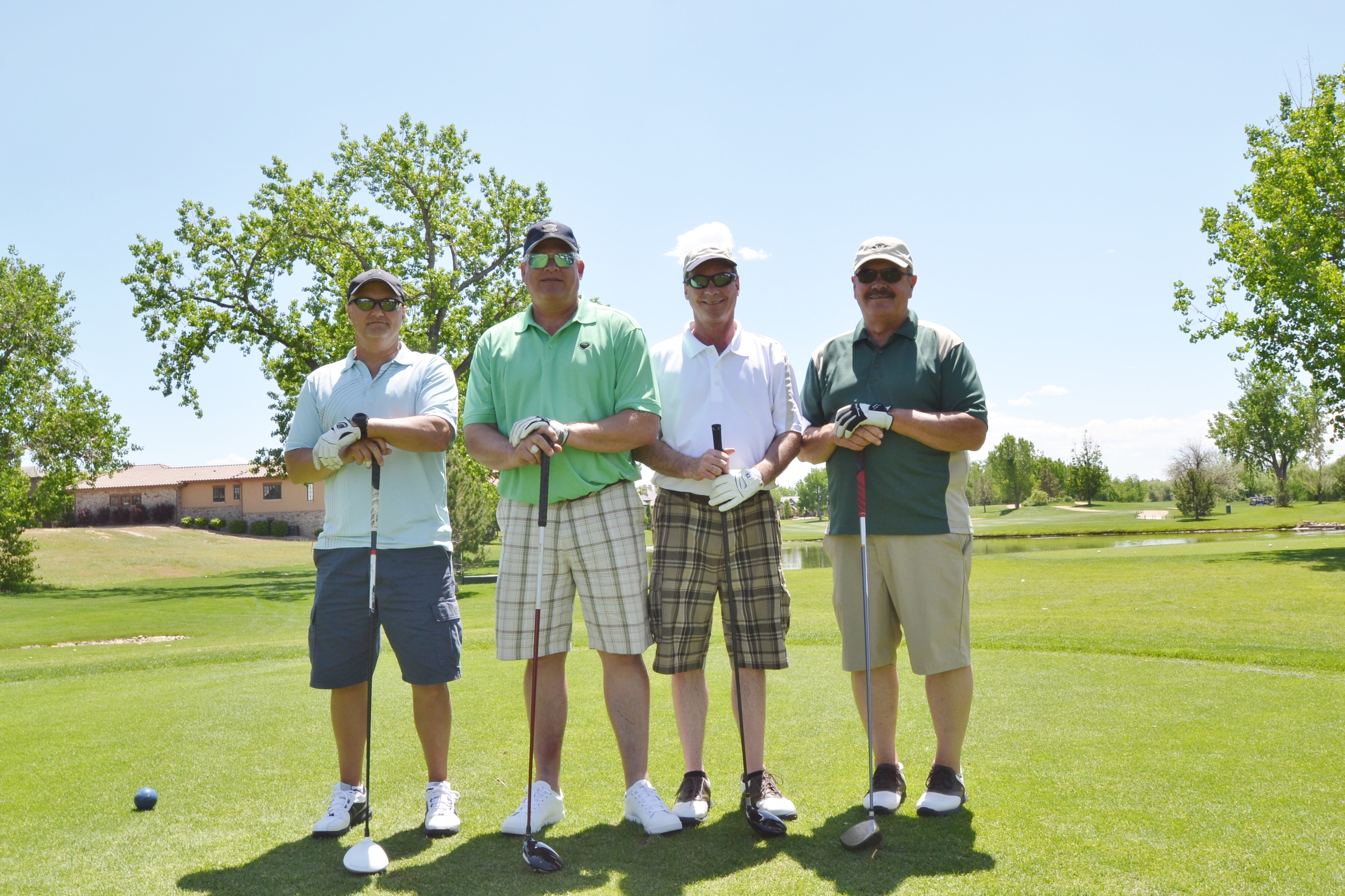 From left, Ken Marchbanks, Frank Cropper, Kyle Lindquist and Tim Kraus