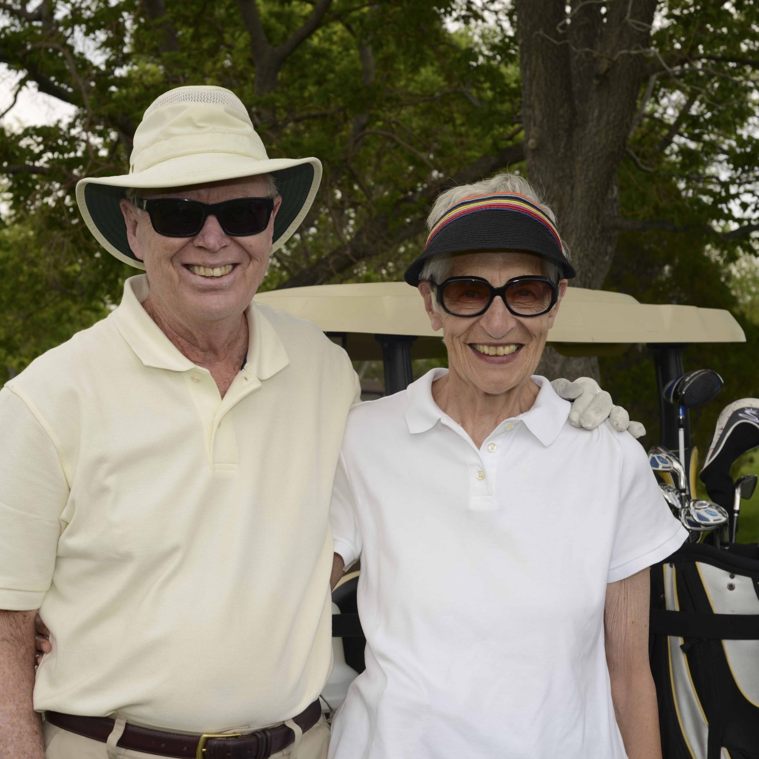 Sponsor and Board Member Steve Berman, left, with Bernie Buescher ...