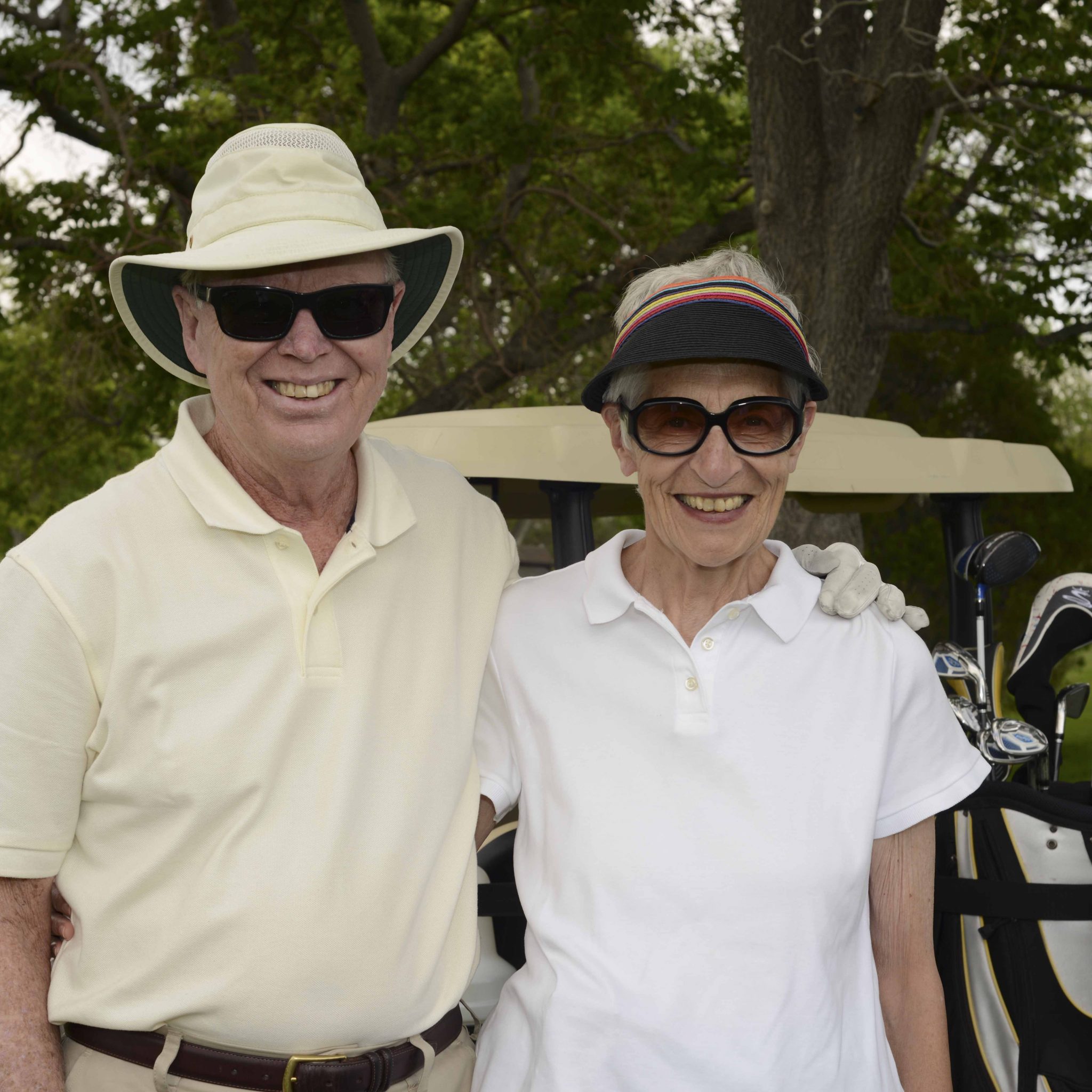 Sponsor and Board Member Steve Berman, left, with Bernie Buescher ...