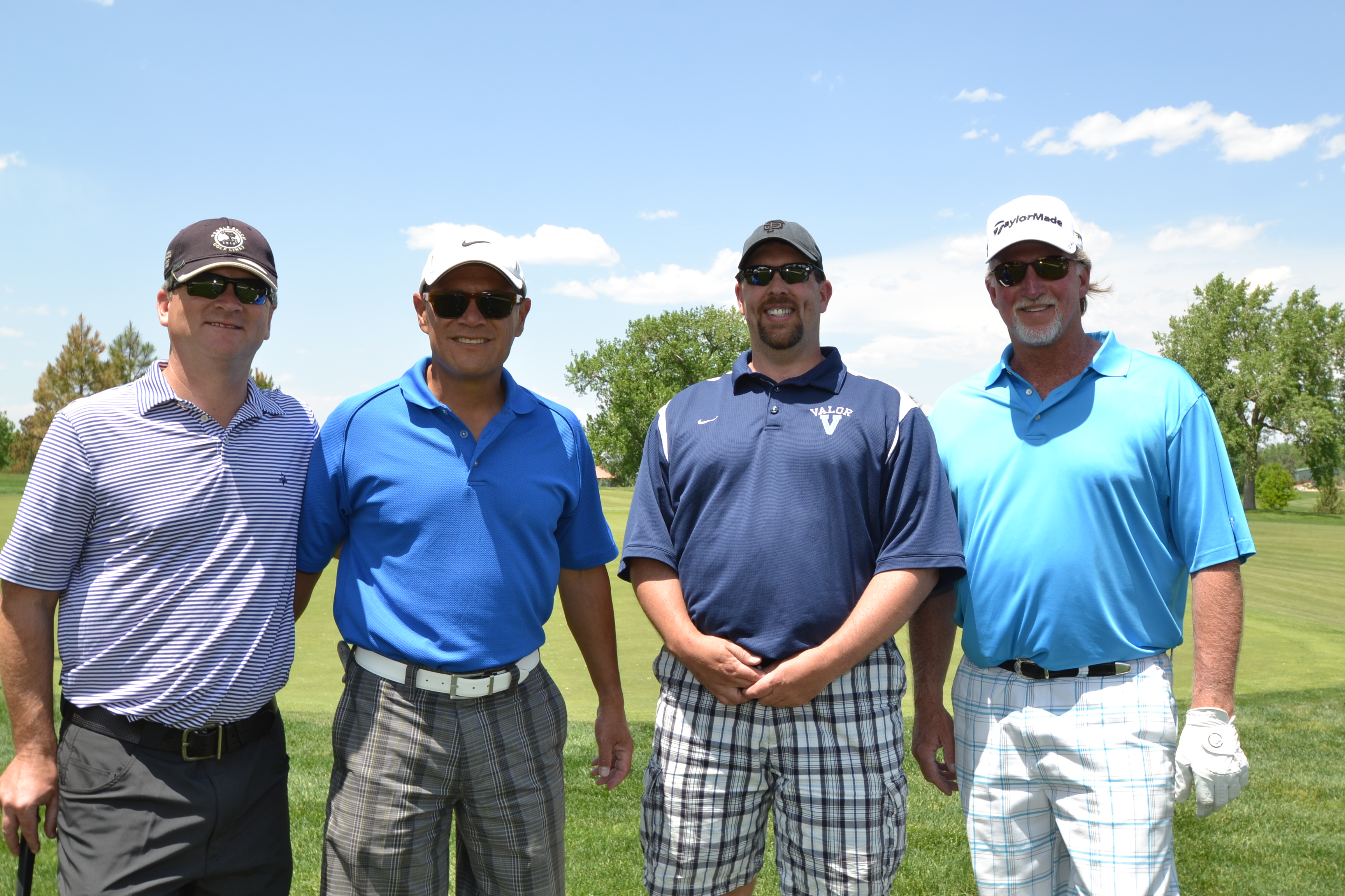 From left, Ted Trask, peter Llorente, John Brimberry and Dave Steinke