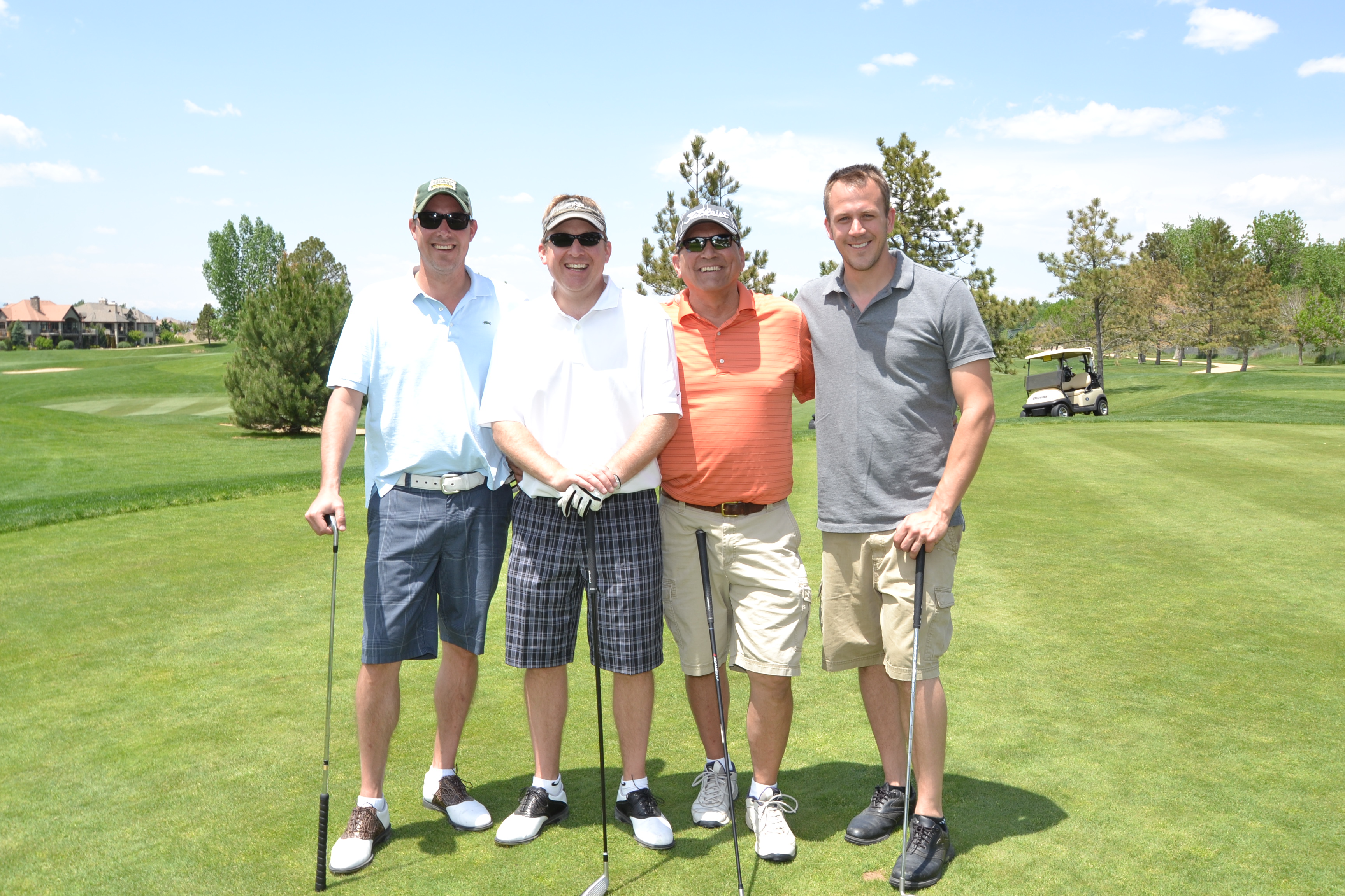 From left, Joel Vaan Drager, Darre Visscher, Ken Rueter and Jeff Price