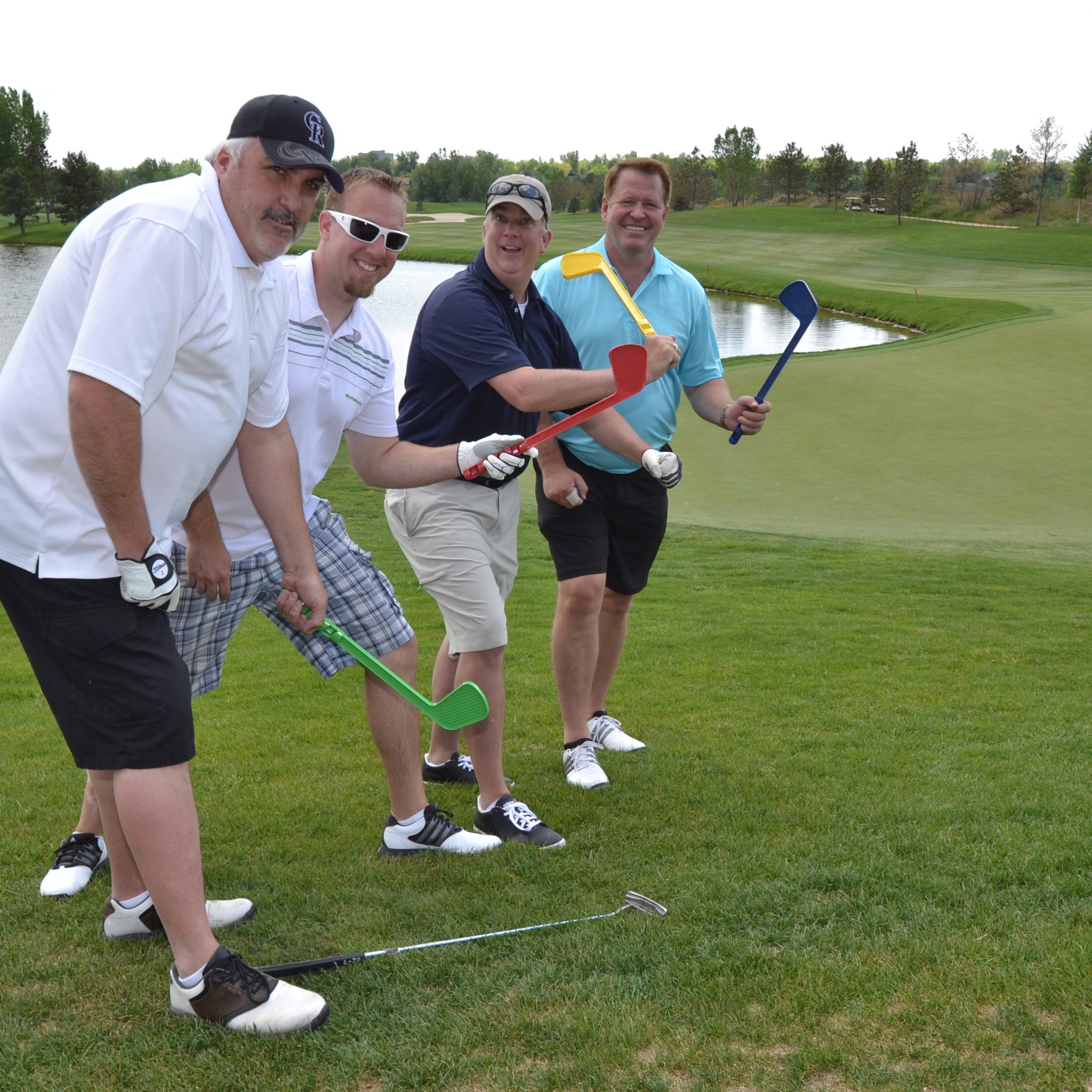 From left, Ken Marchbanks, Frank Cropper, Kyle Lindquist and Tim Kraus