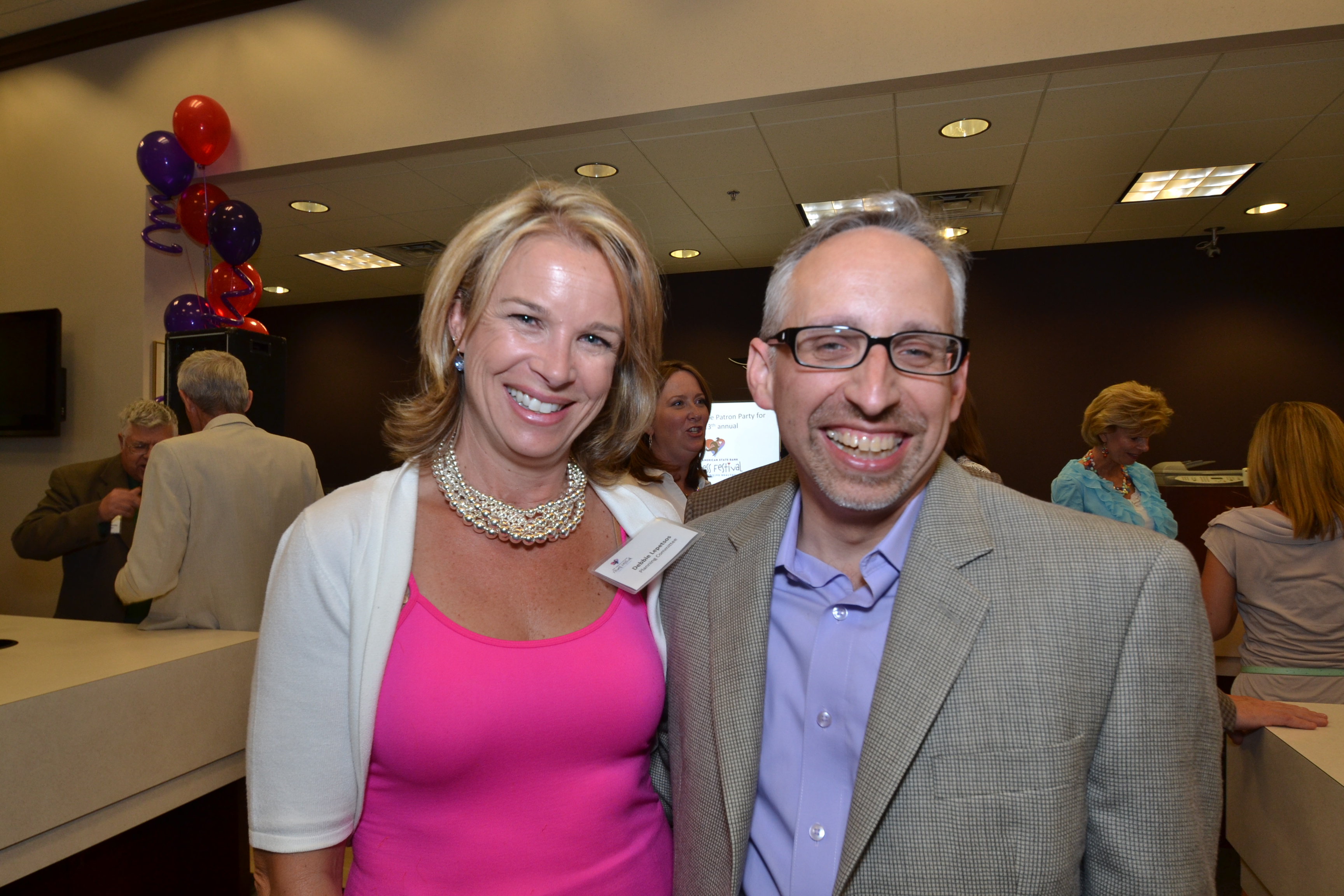 Debbie Lepetsos with Steve Edmonds