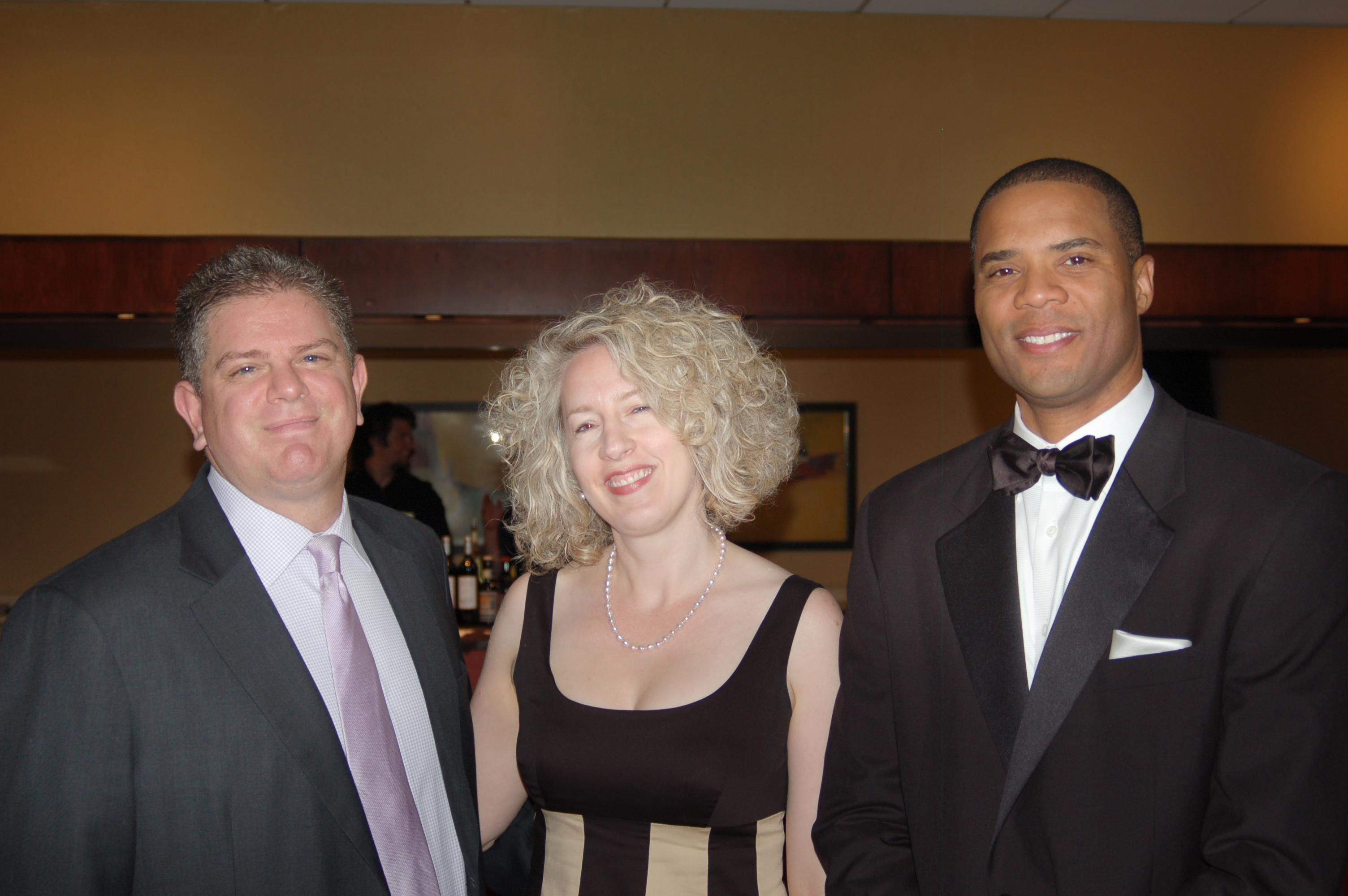 John Alden, left, Kara Coquette and Anthony Ware