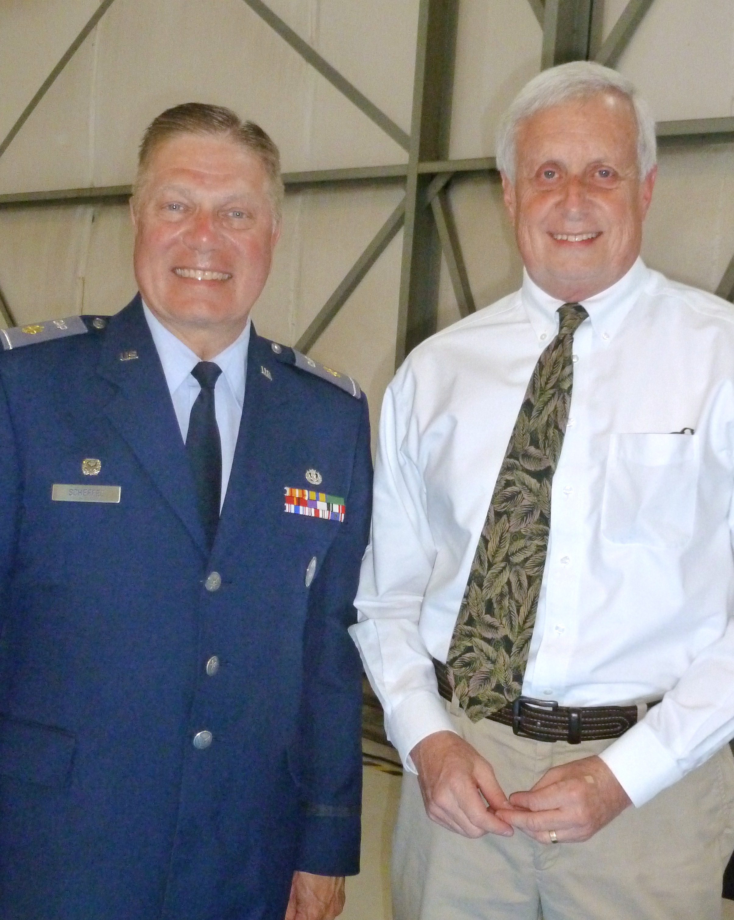 Major Thomas Scheffel, of the Civil Air Patrol, with Wings Over the ...