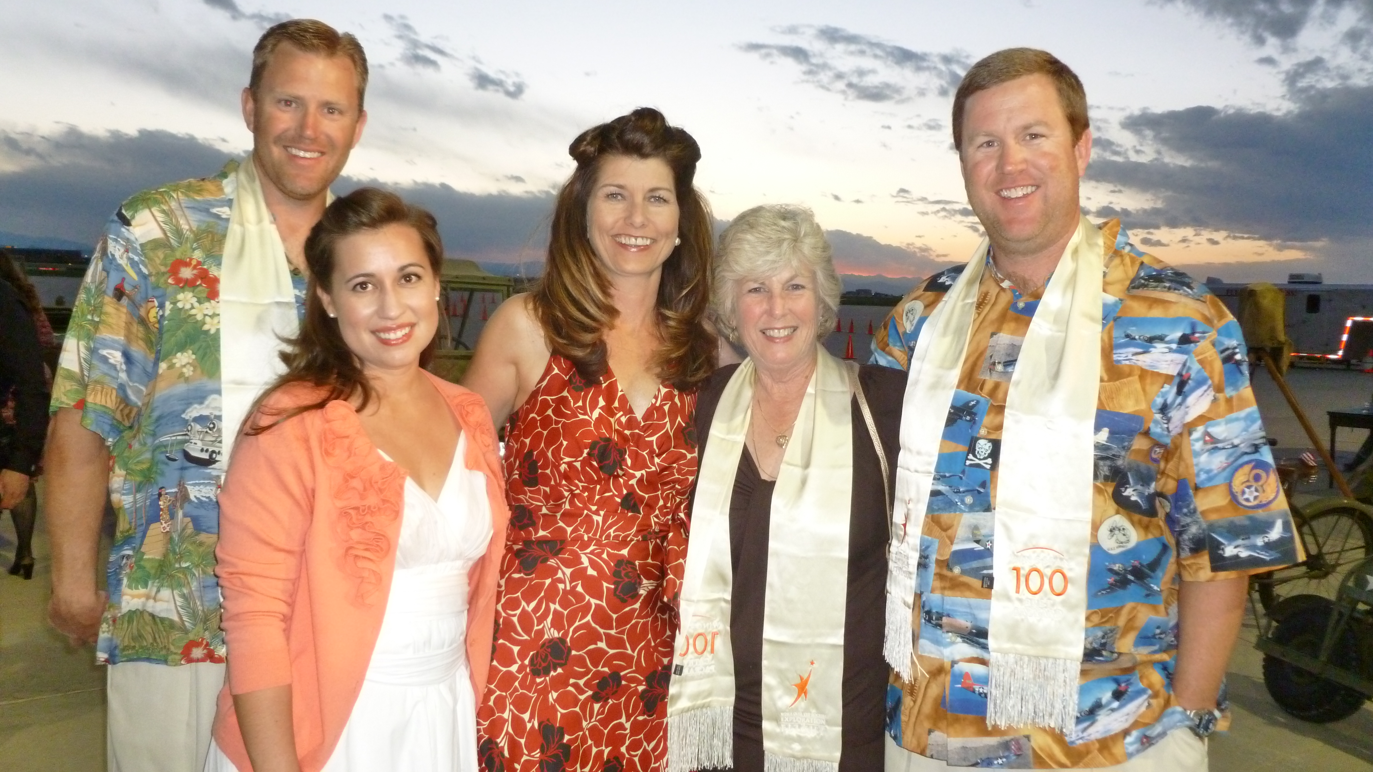 The Packards (l to r): Tyler, Rachel, Annie, Cathy and Bret