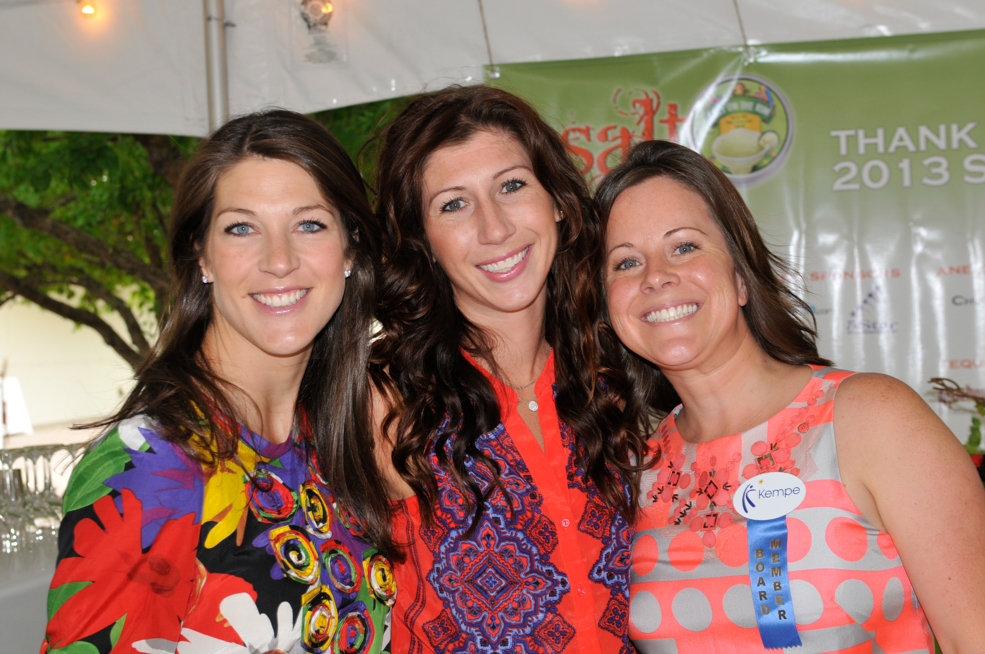 Alexis Hart, left, Cora Wheeler and event Co-Chair Lauren Davis