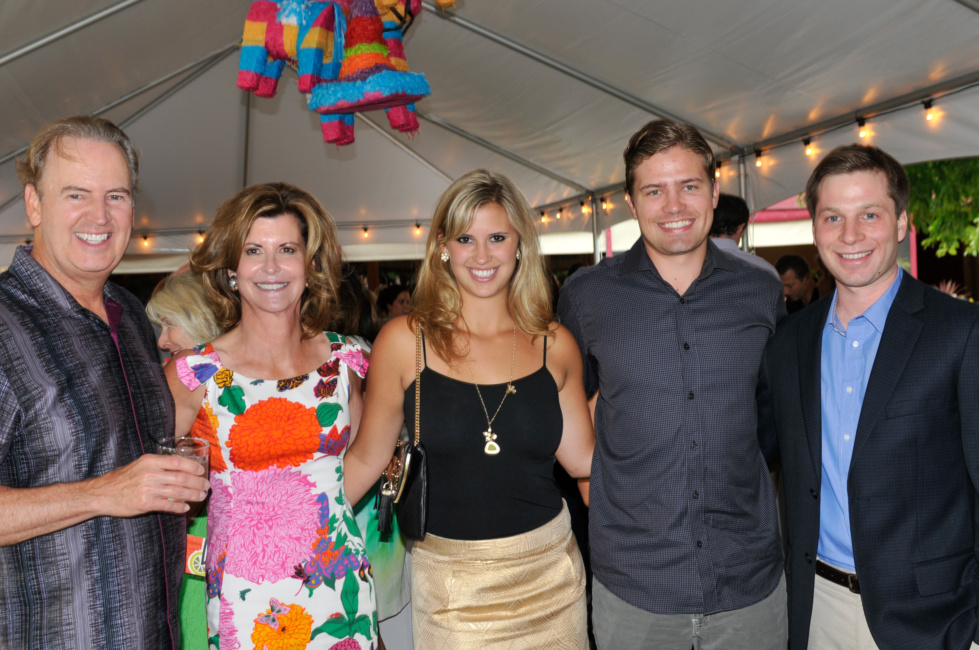 Jim and Kay Burke, left, Kacey Burke, Ryan Bingham and Ben Conley