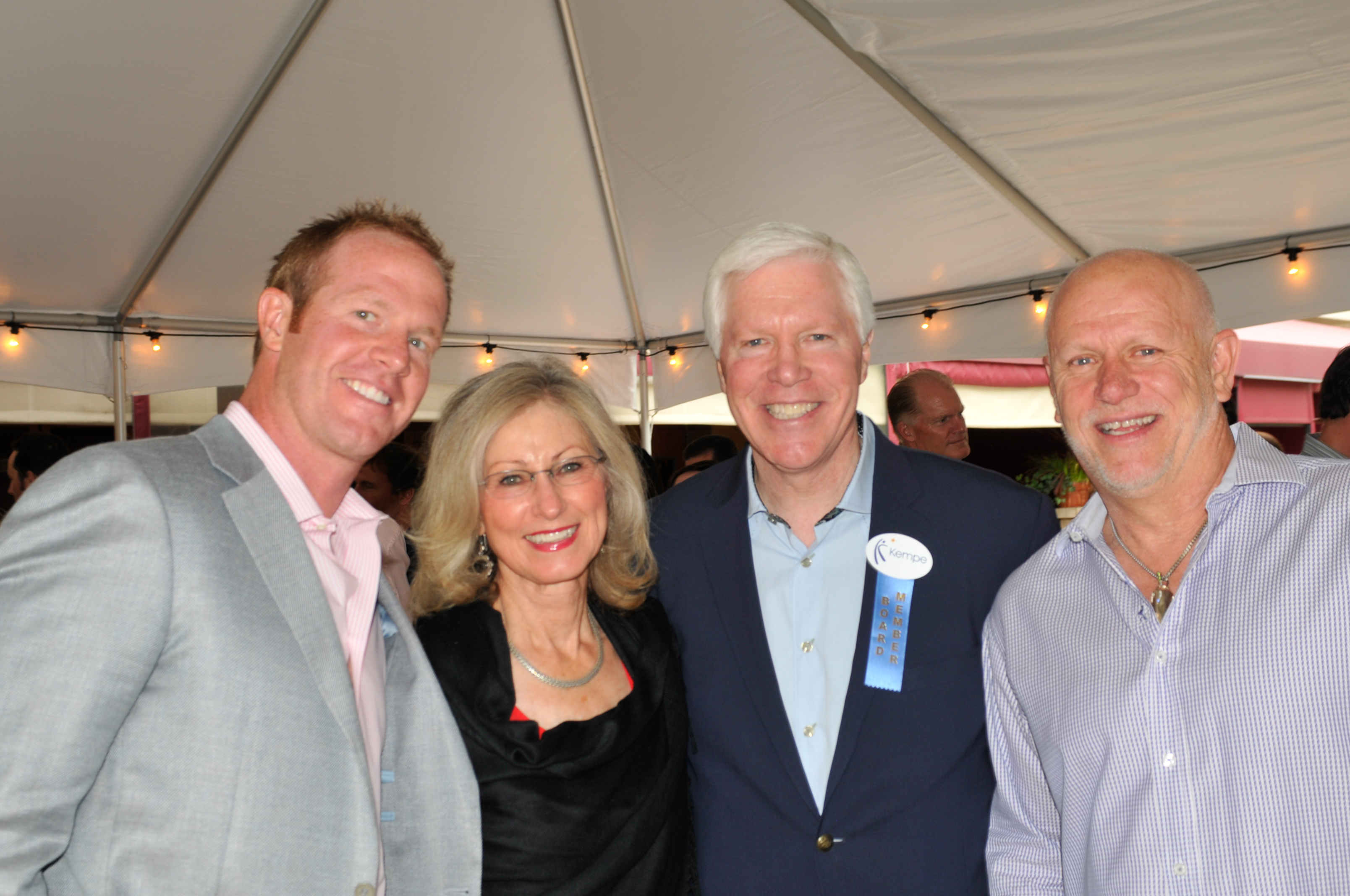 Christopher Davis, left, Debbie Davis, Ren Cannon and Mark Hadley