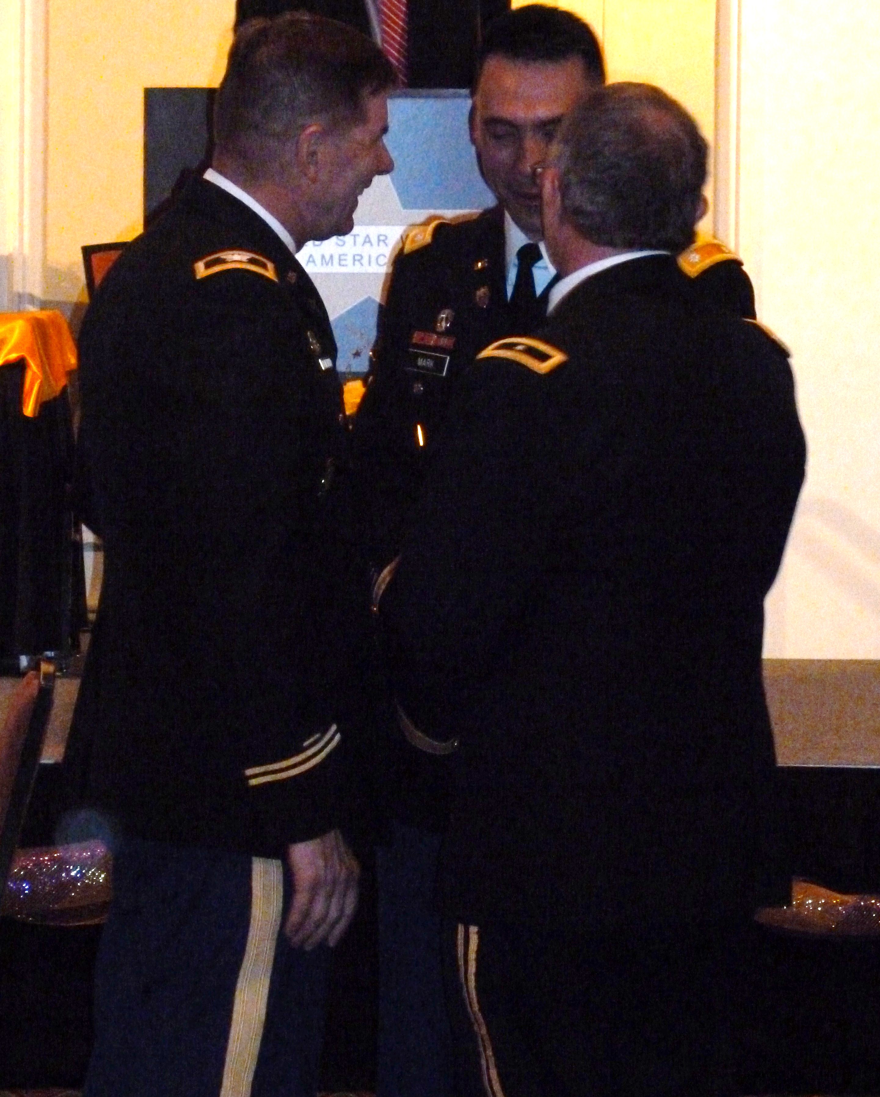 (l to r): Stephen Scheffel, Jeff Caldwell, Nathan Davis and Maj. Tom ...