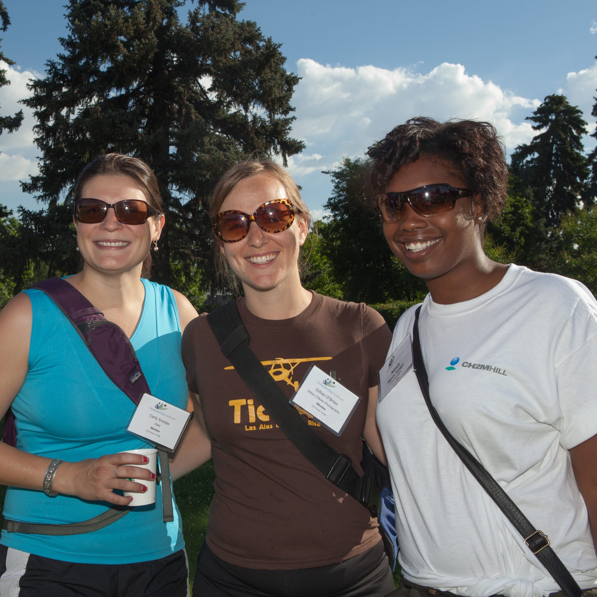 Candace Nolan (left) with Robin Szeliga, Jill Worsham and Janine Koury