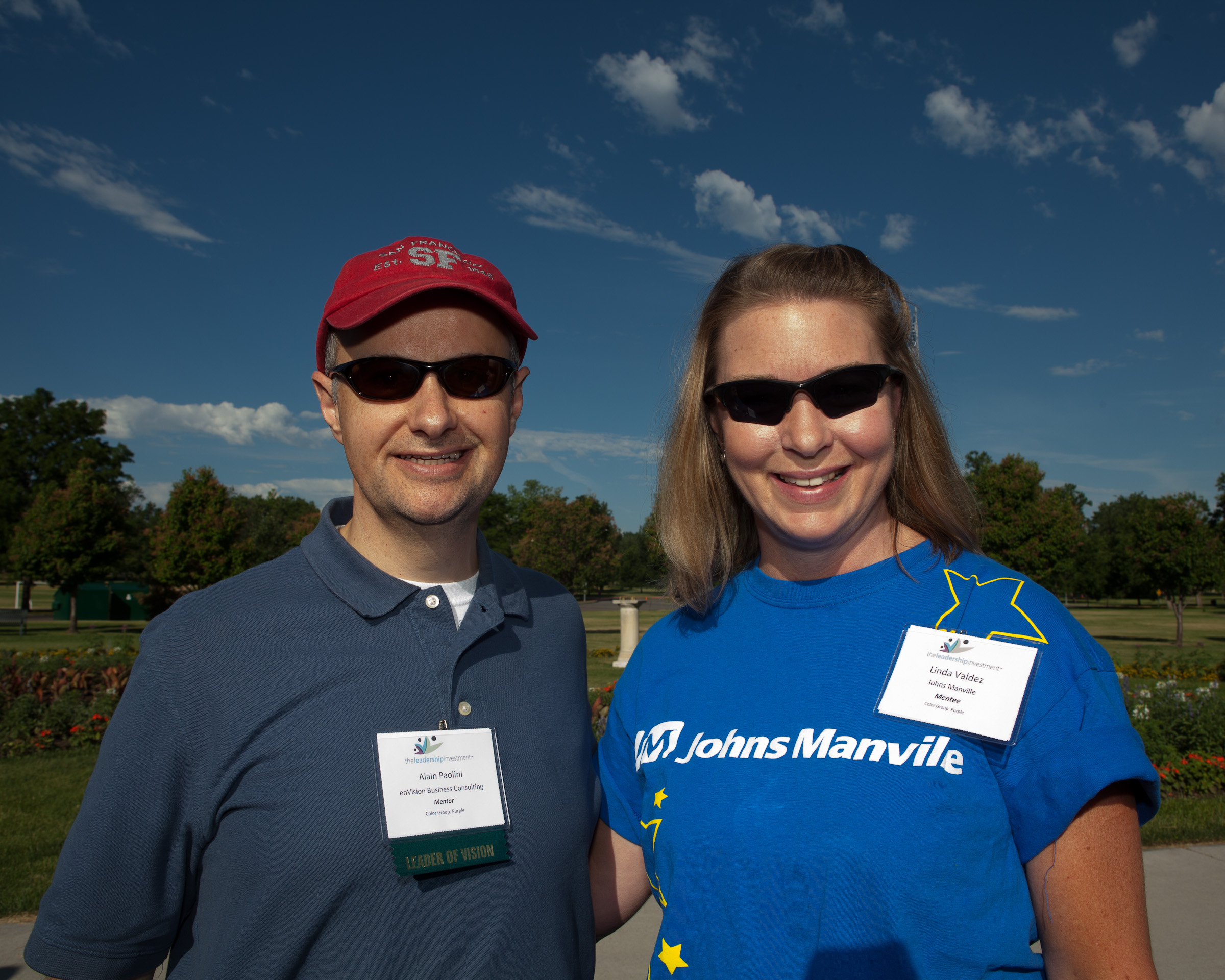 Alain Paolini with Linda Valdez