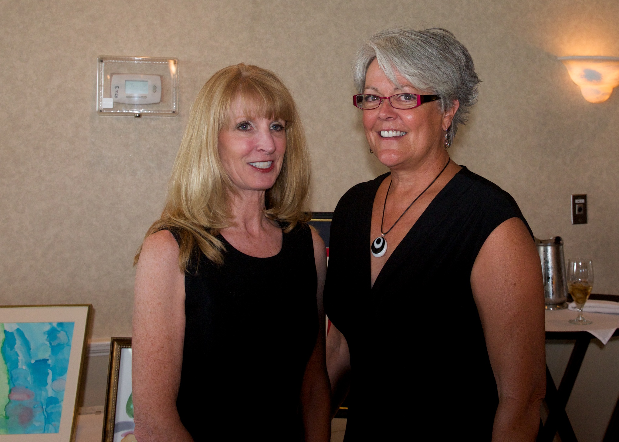 Victoria Grissom, left, Kathi Dougherty