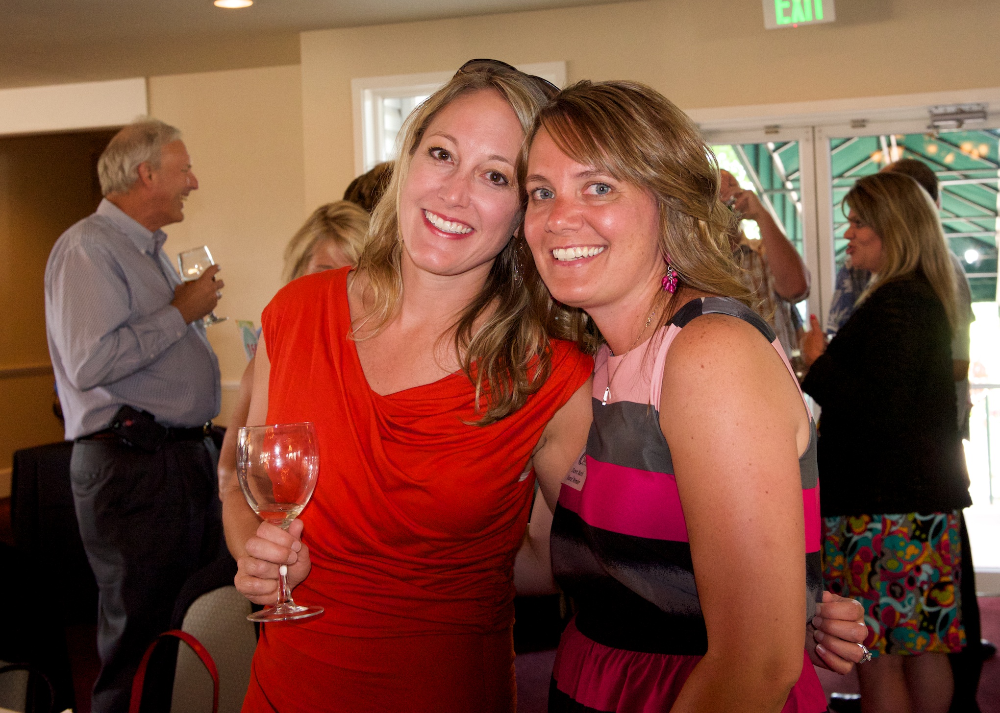 Christie Rumor, left with Dawn Marsh