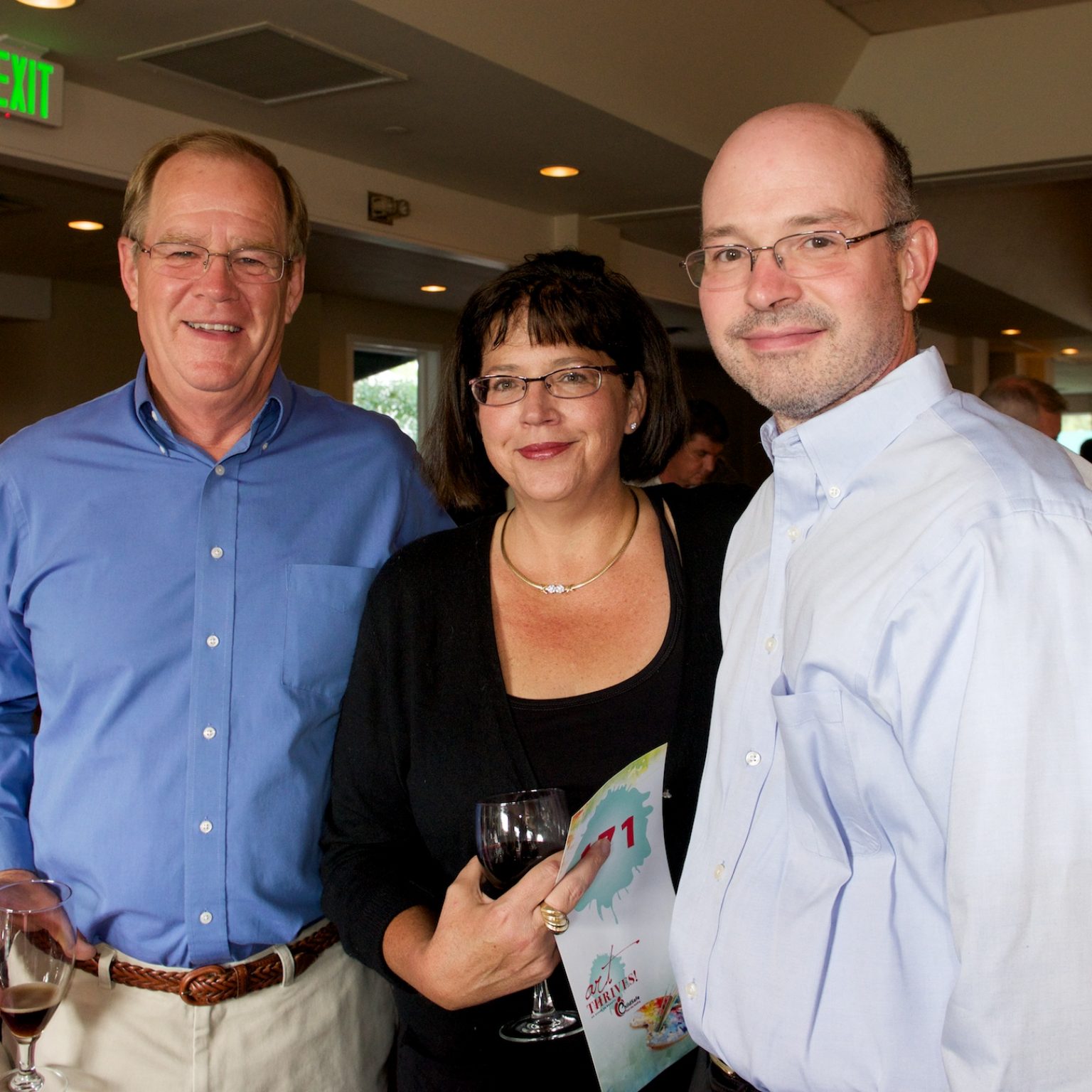 Cynthia Tate with Fr. Bob Admundsen