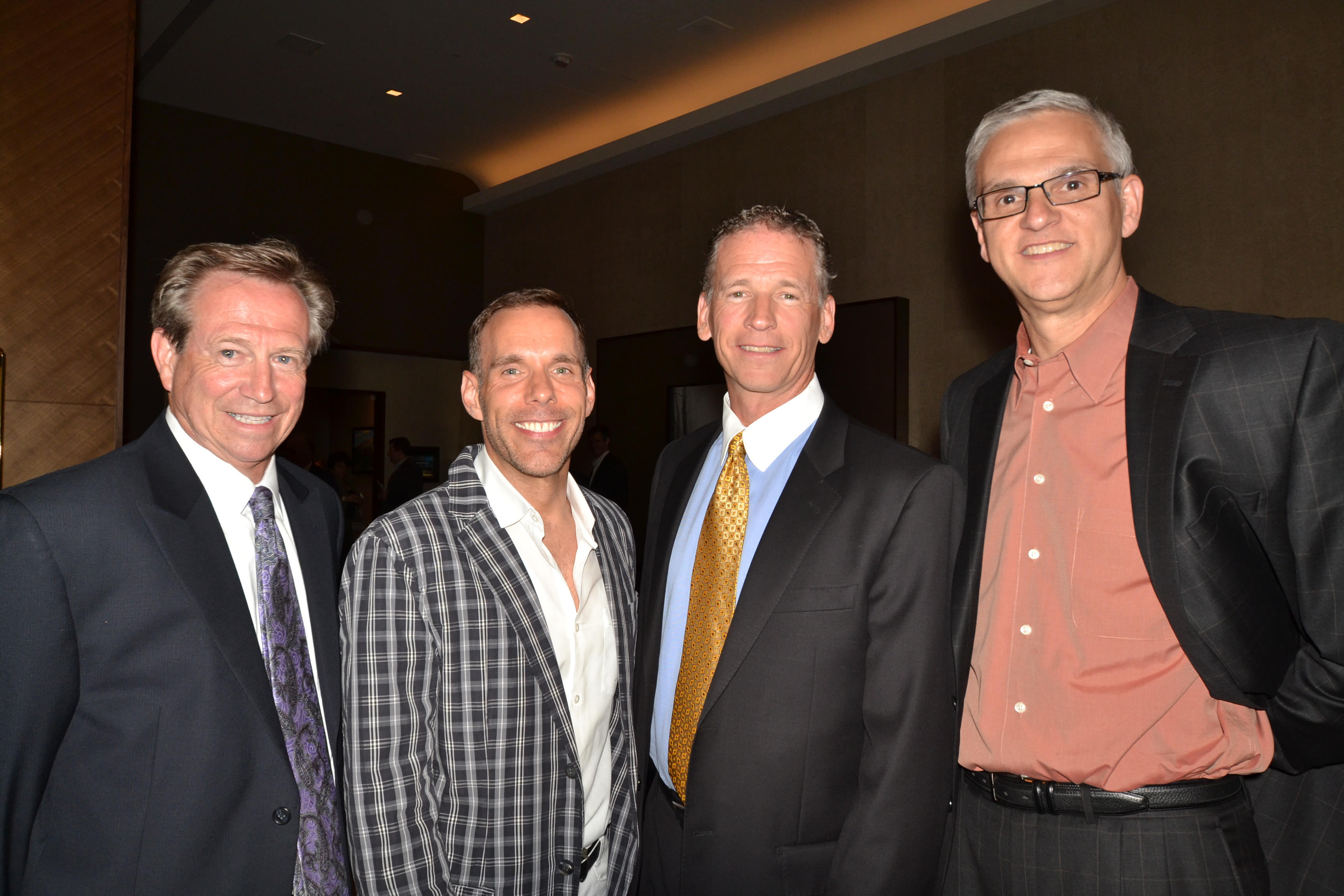 From left: Tom Curley, Steven Okuley, Mark Stiebeling and Hyatt Regency ...