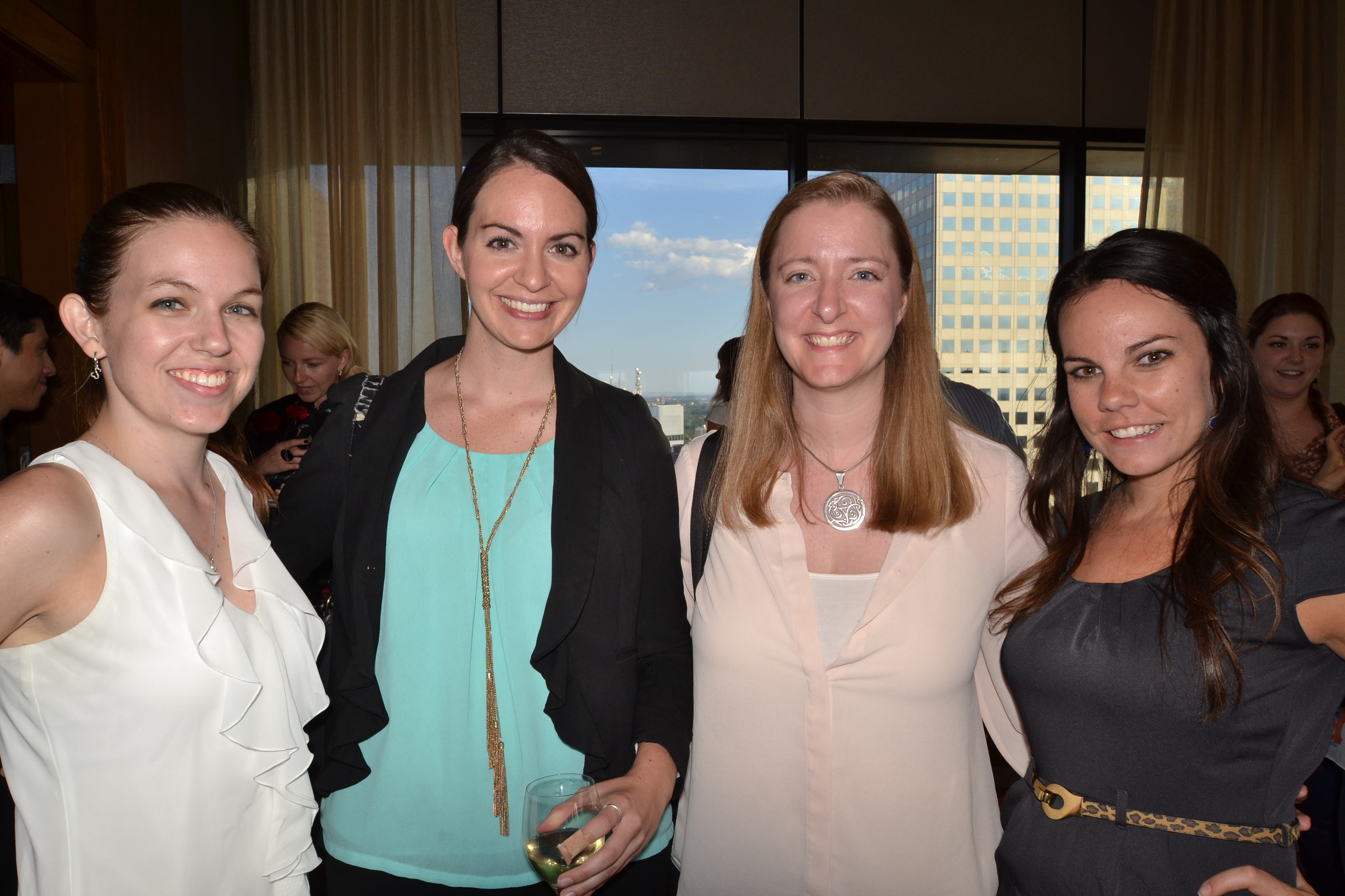 Starkey Productions staff, from left, Rachel Lessard, Shannon Brohard ...