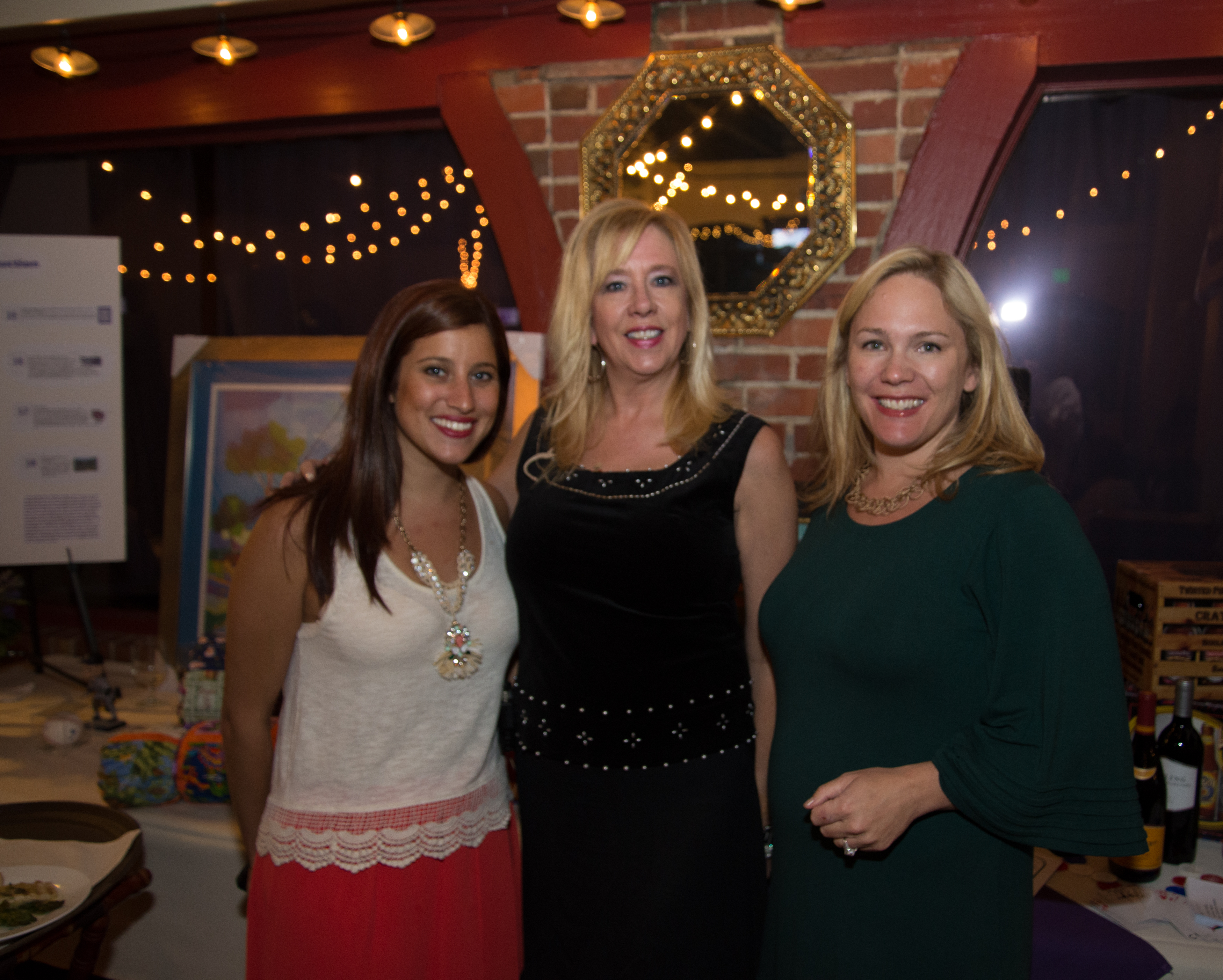 Abby Spiwak, left, with Shelly St. John and Libby Pollack