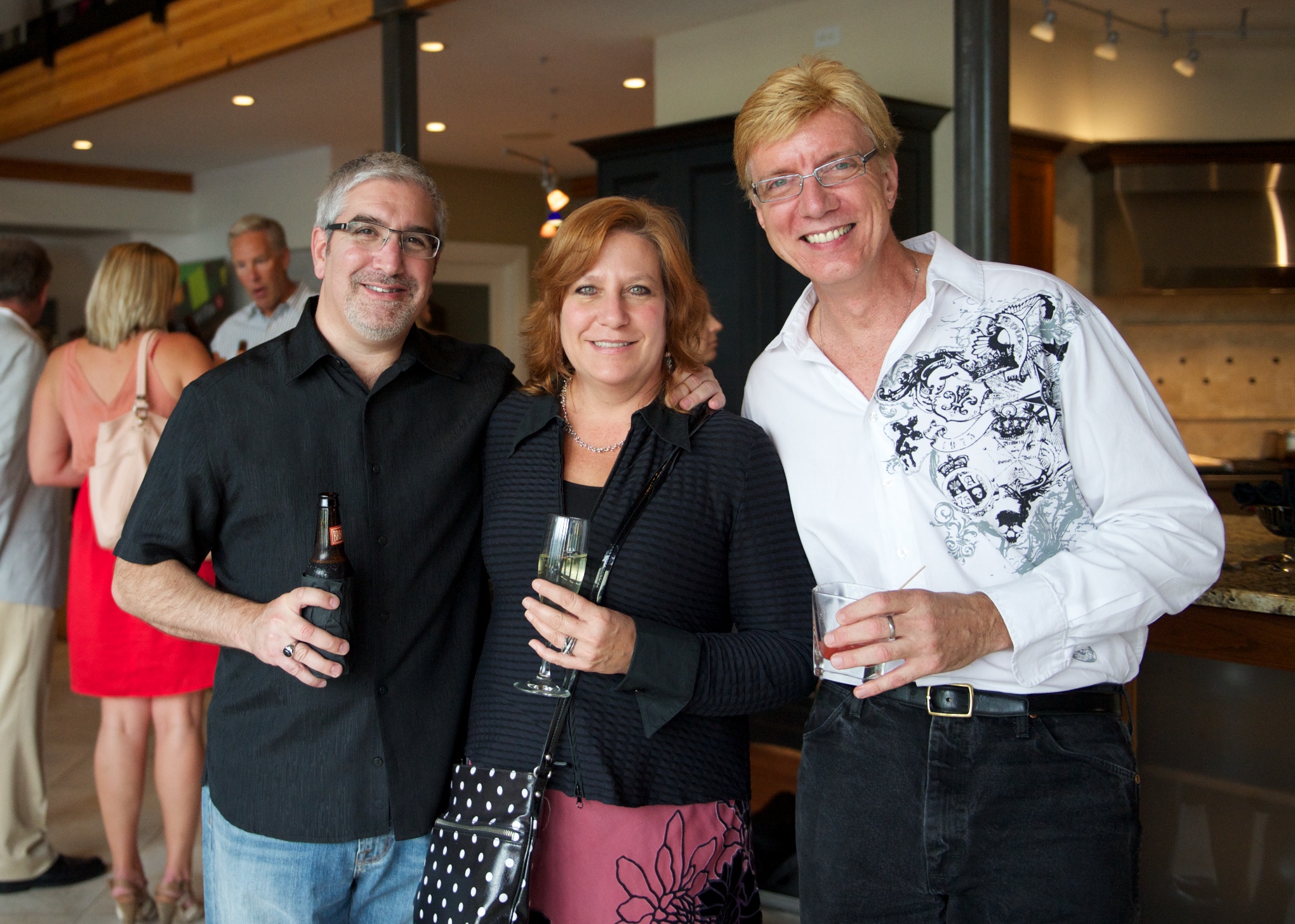Barry Lowenthal, left, Laurin Thomas and Gary Douglas