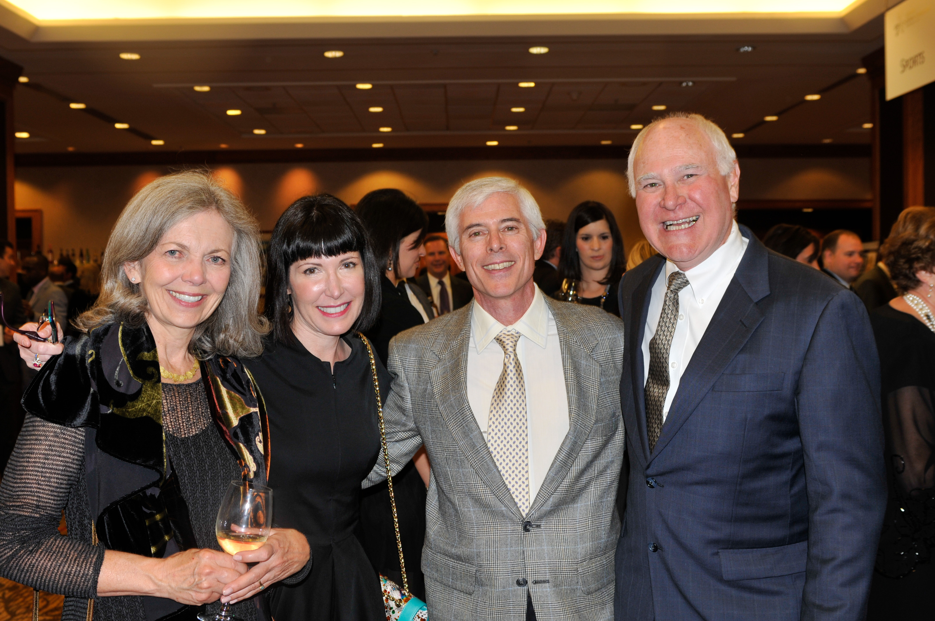 Becky Roser, left, Michele and Mike Ritter and Ron Stewart