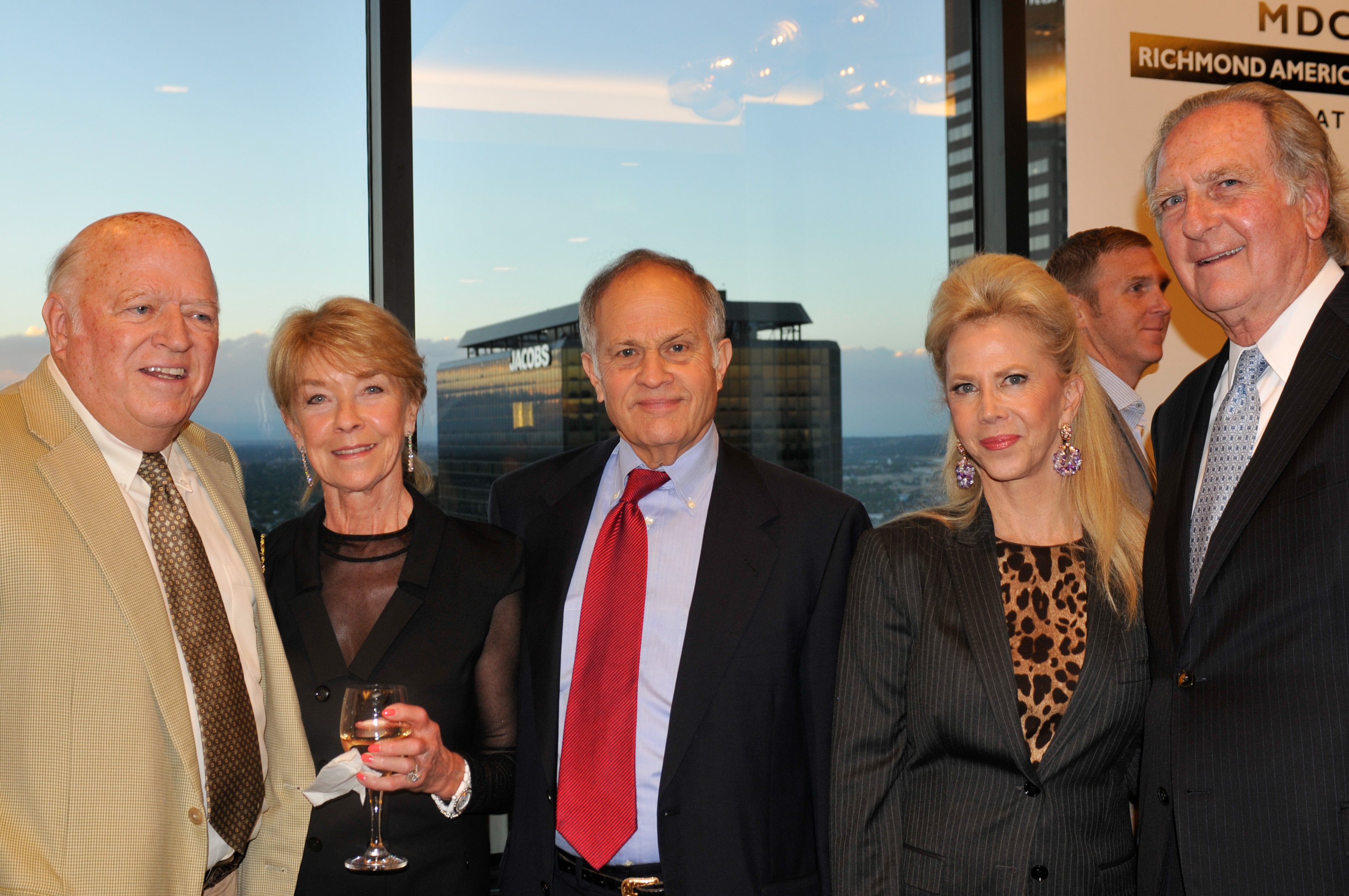 Charlie and Diane Gallagher, left, Mike Shaw, Sunny and Norm Brownstein