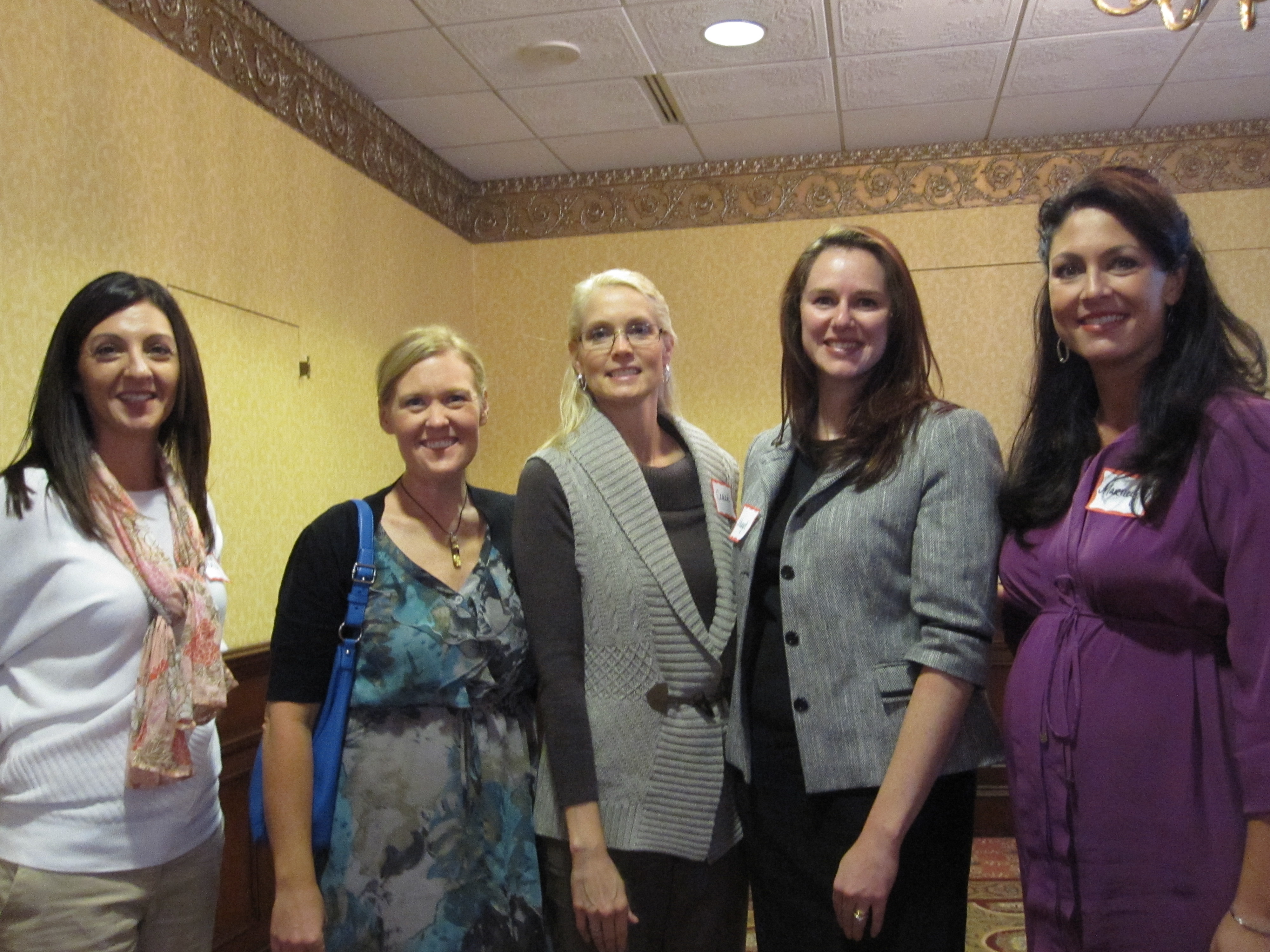 L to R: Rebecca Thompson, Julia Peavy, Cerah Hedrick, Margot Romary ...
