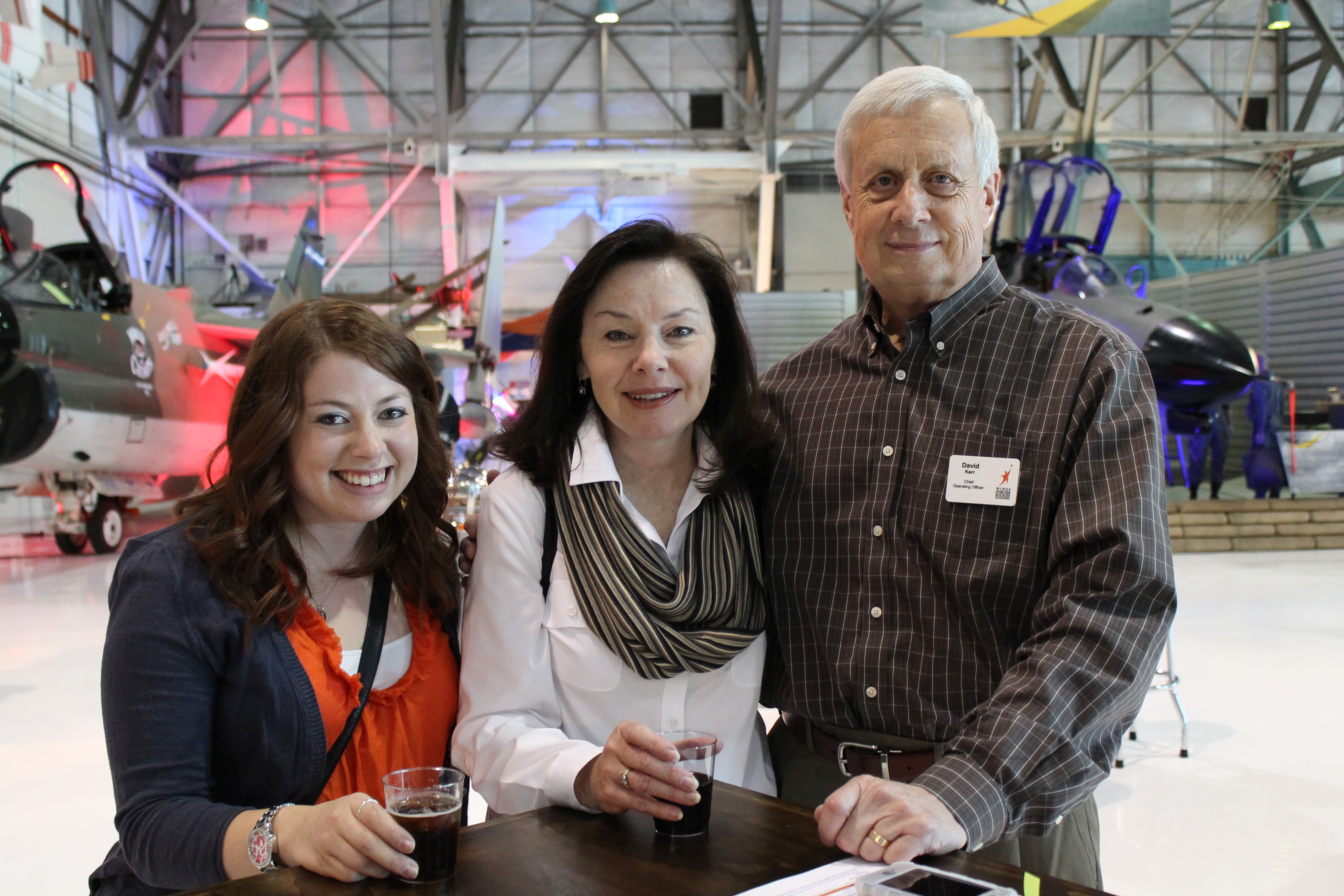 Janie Williamson and Sherri and David Kerr