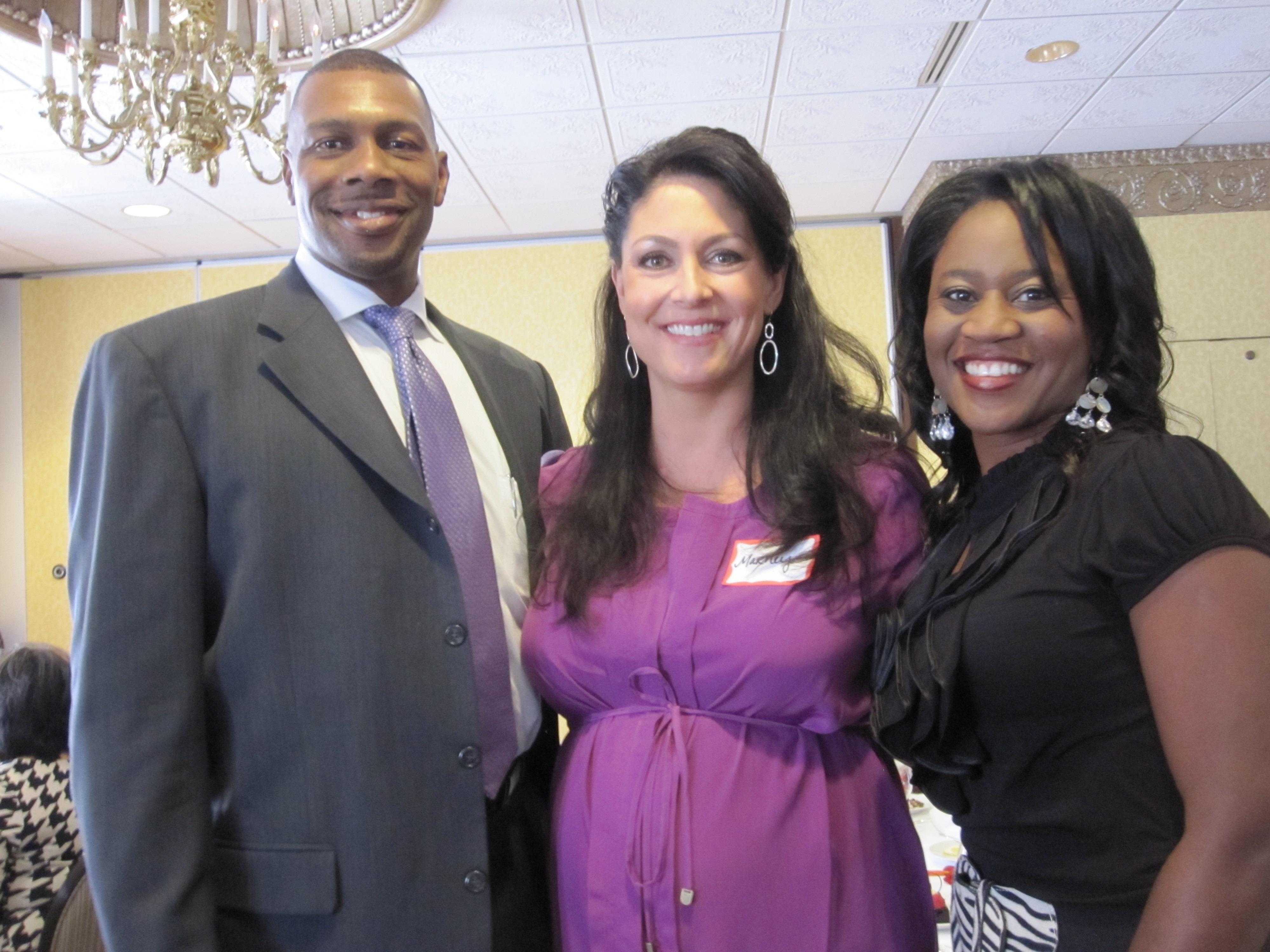 L to R: Terrence Pace, Marney Andes, Lori Pace