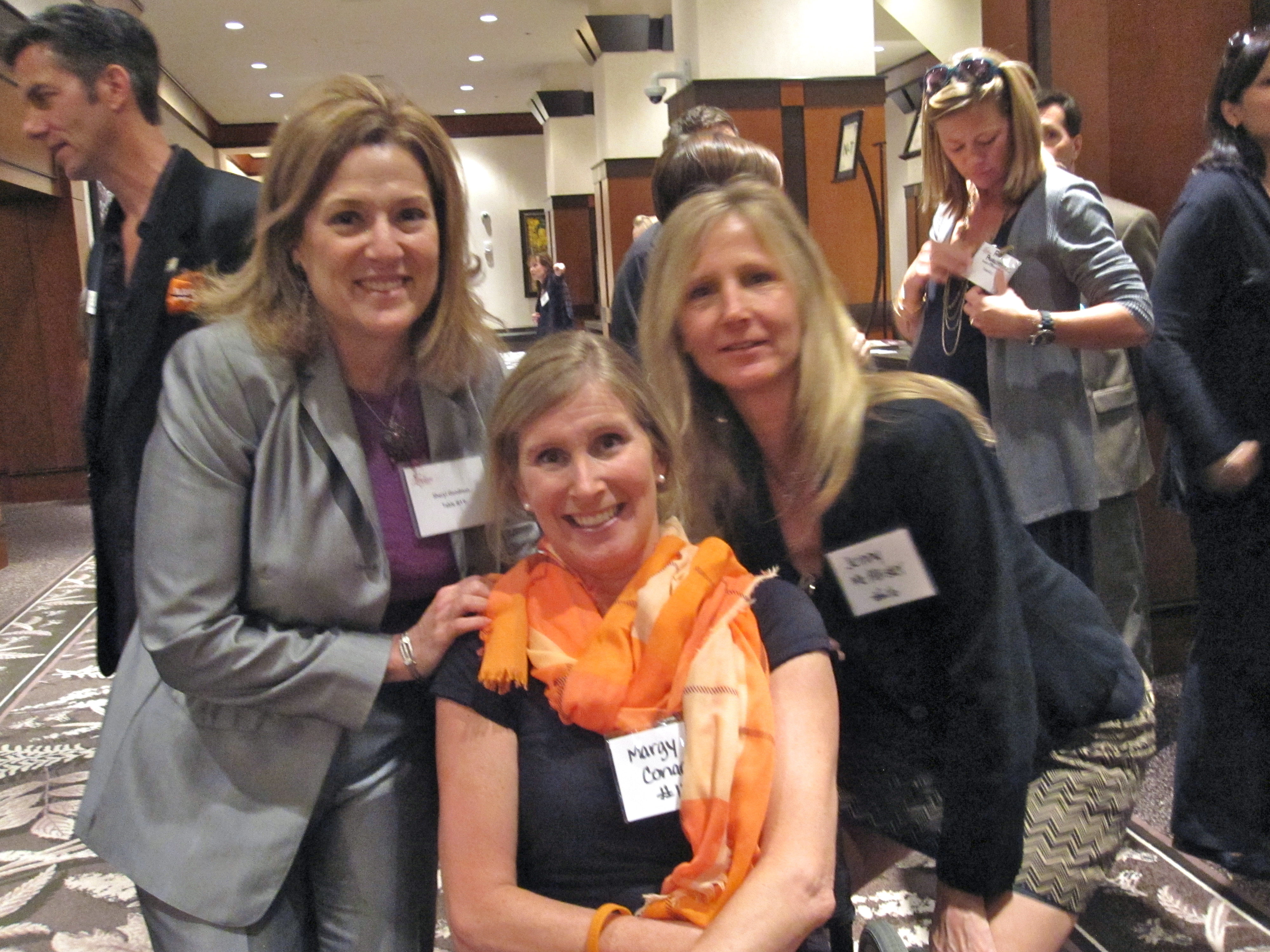 L to R: Sheryl Goodman, Margy Conant, Jenny McAllister