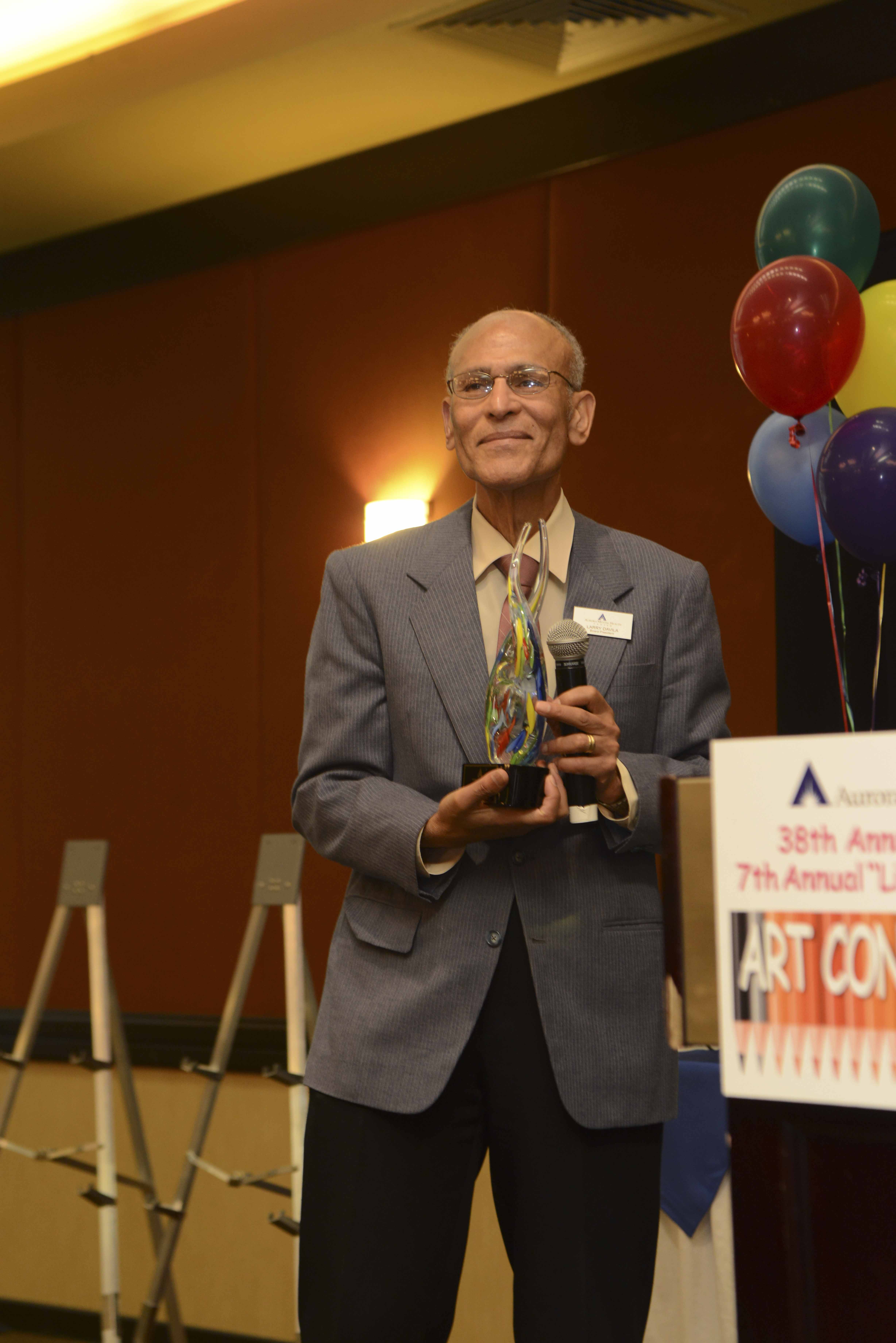 Retiring Board President Larry Davila was honored for his 21 years of ...