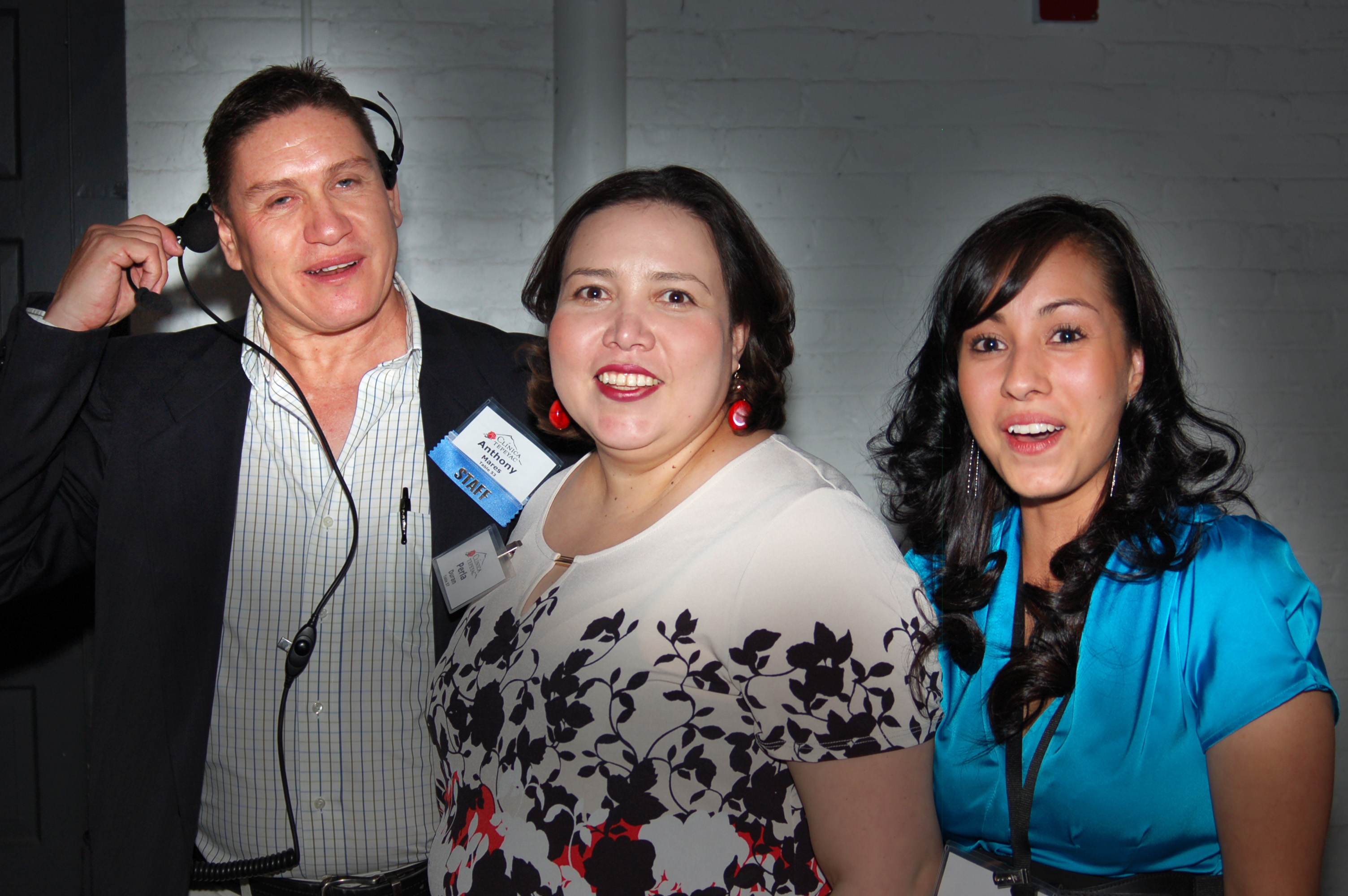 Staff Anthony Mares, Perla Duran, Karent Correa