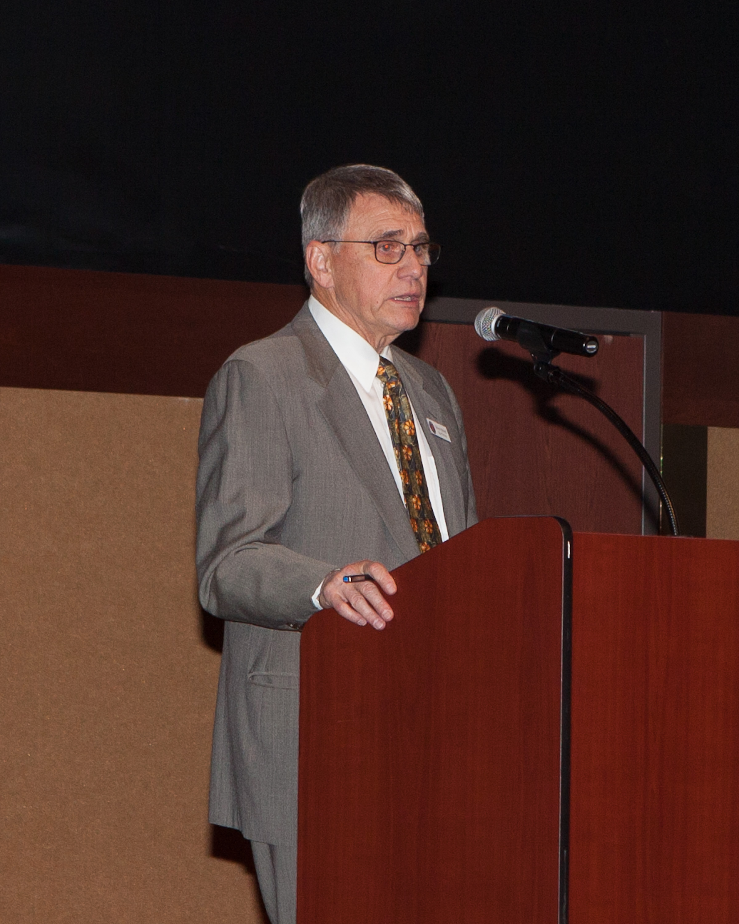 OWL board president Steve Halstedt welcomed guests