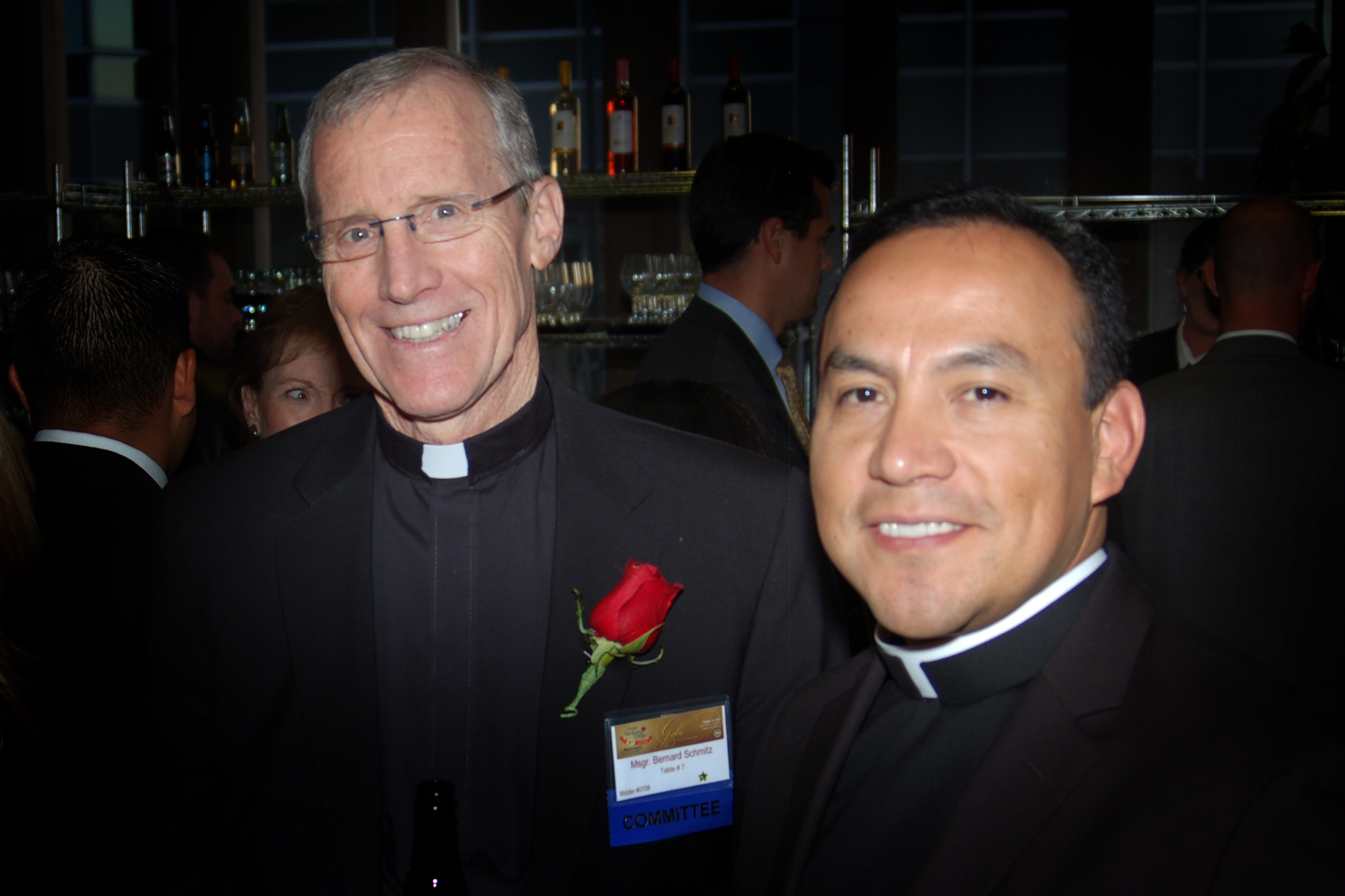 Msgr. Bernard Schmitz and Fr. Mario Ramirez