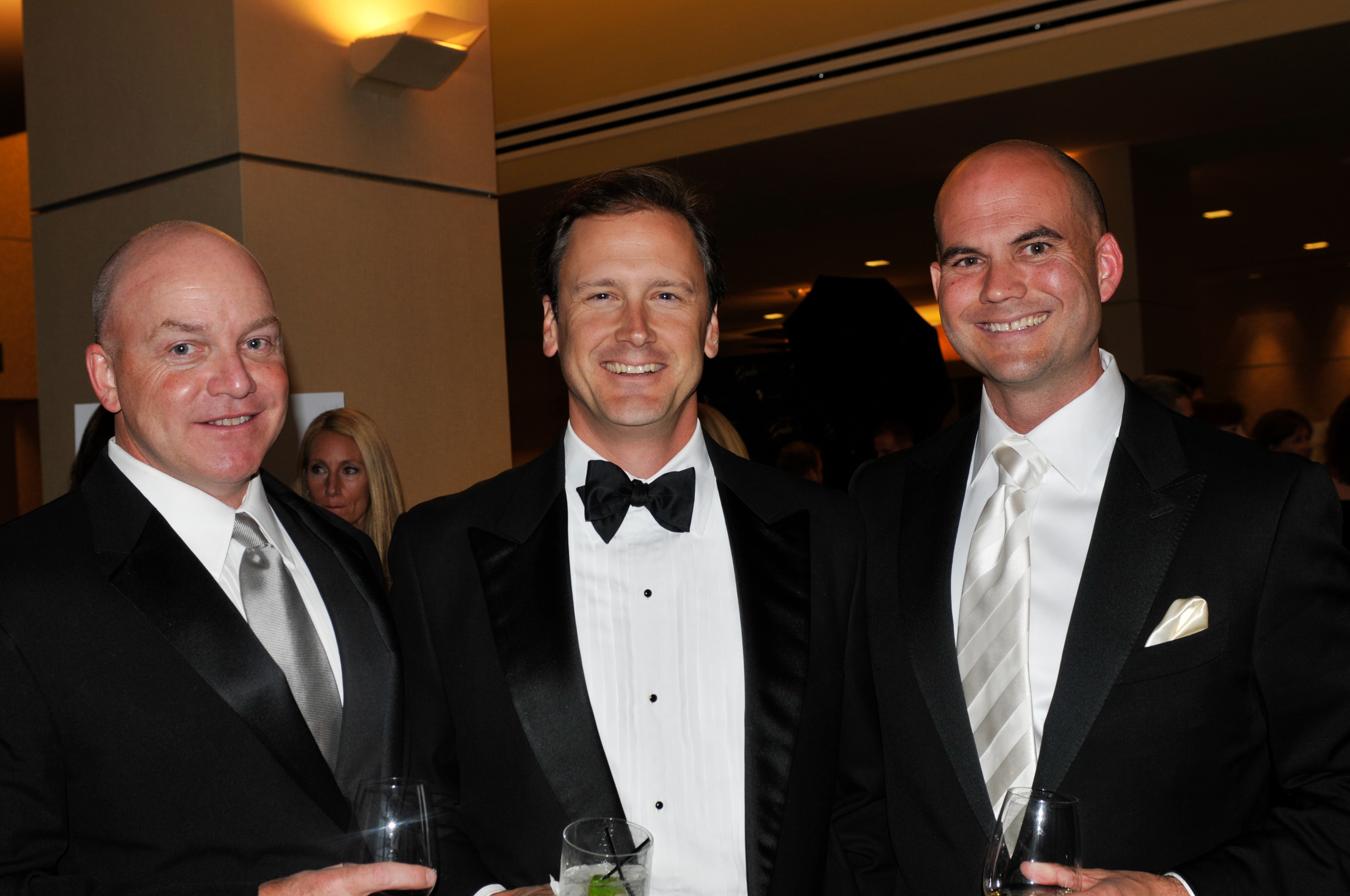 Kevin McCabe, left, Guy Arnold and Nate Ford