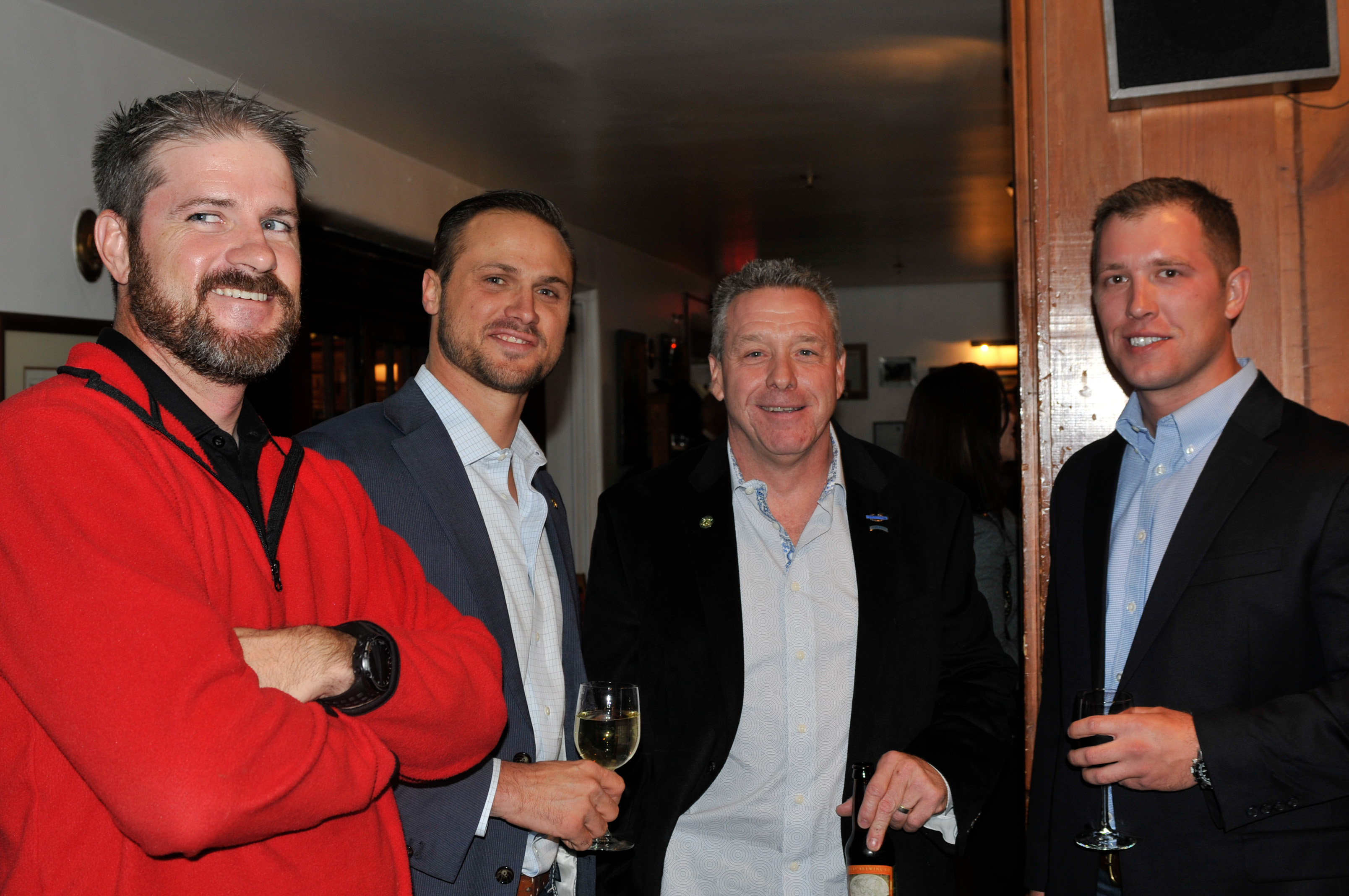 Joshua Gillespie, left, Shane Schmutz, Bruce Parkman and Dan