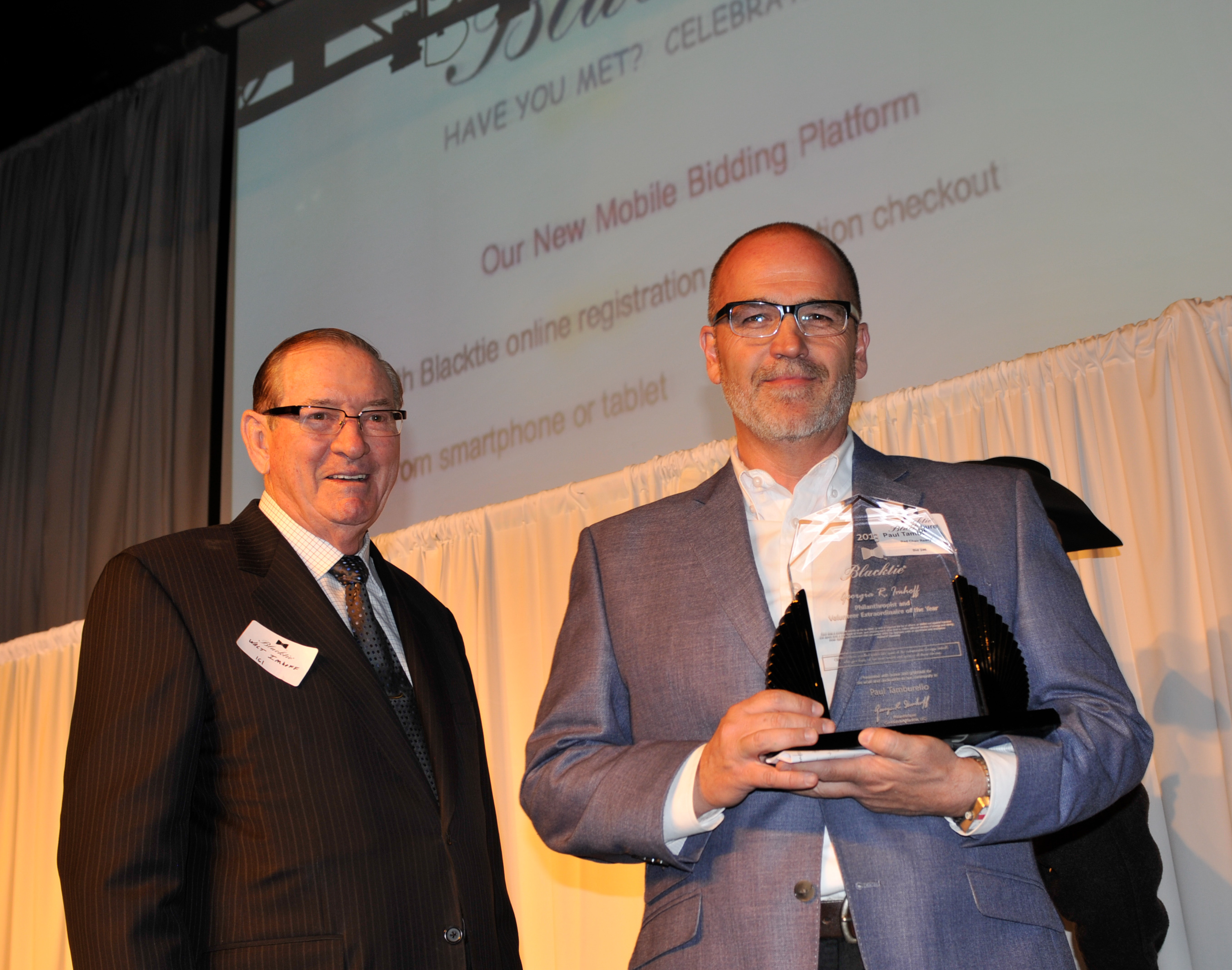 Walt Imhoff, left, and Paul Tamburello