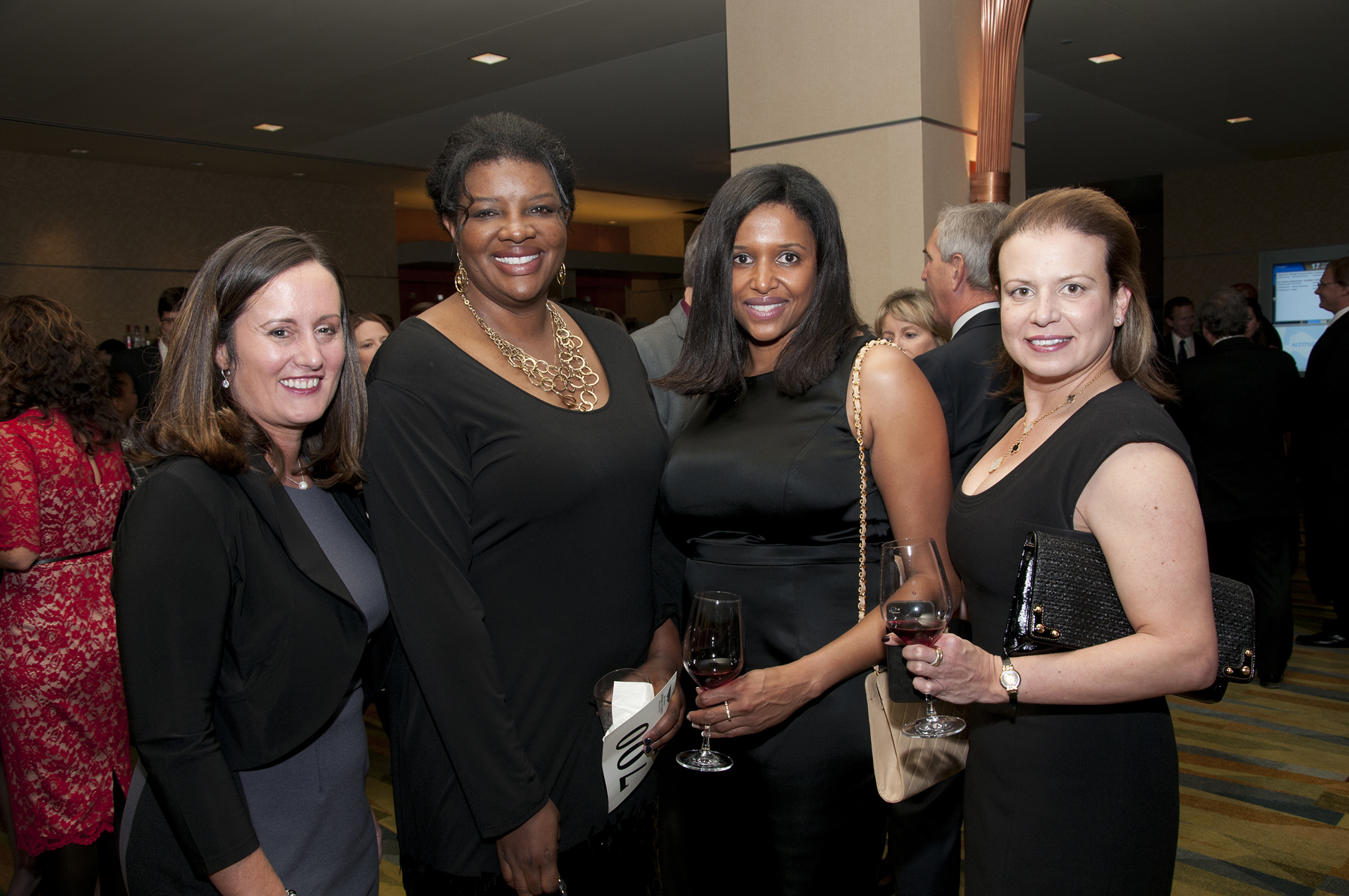 Rachael Gazdick, executive director of CIHAD; Alires Almon, Sandi Green ...