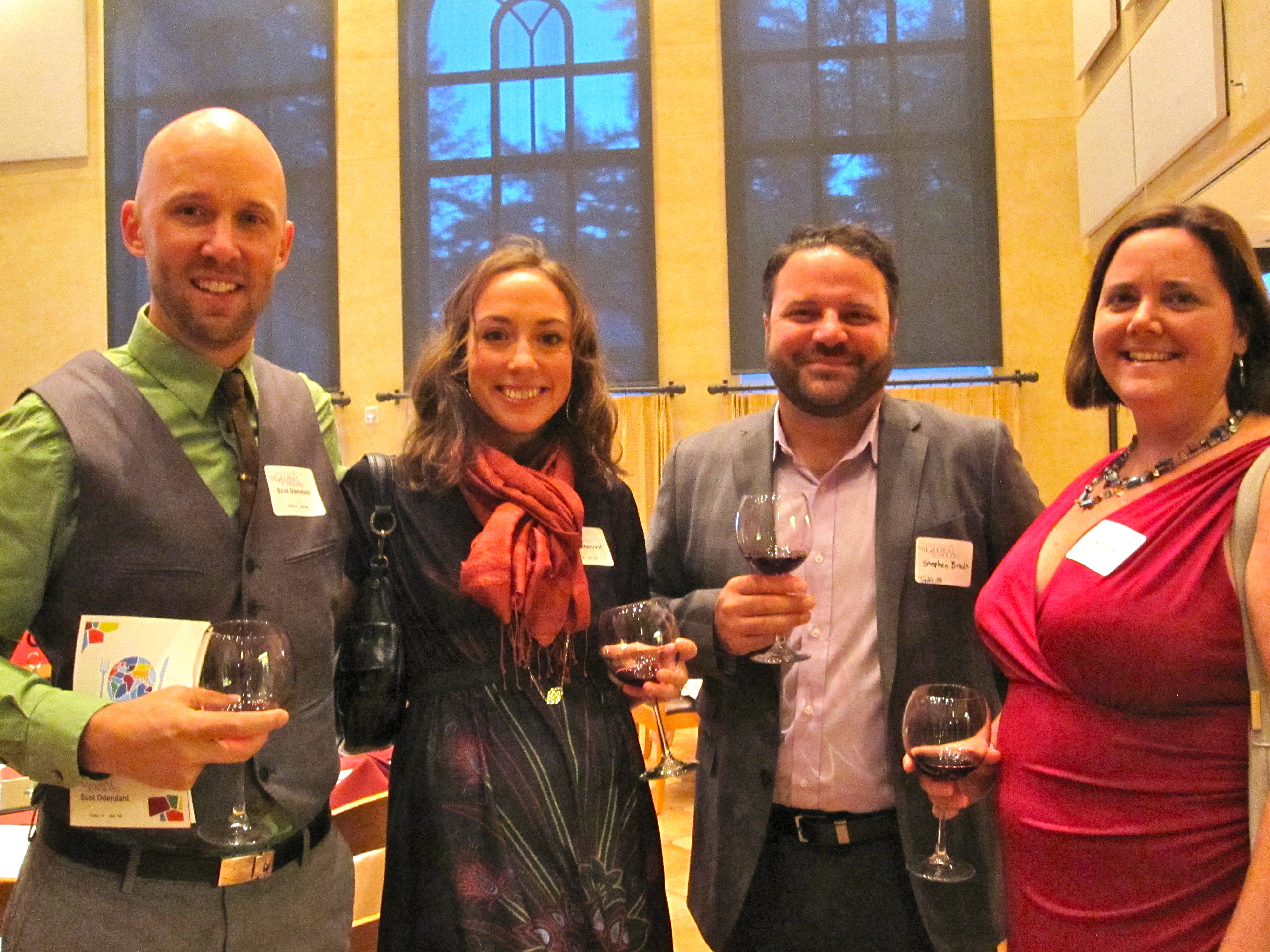 L to R: Scot & Robyn Odendall, Stephen Bredt, Susan Innis