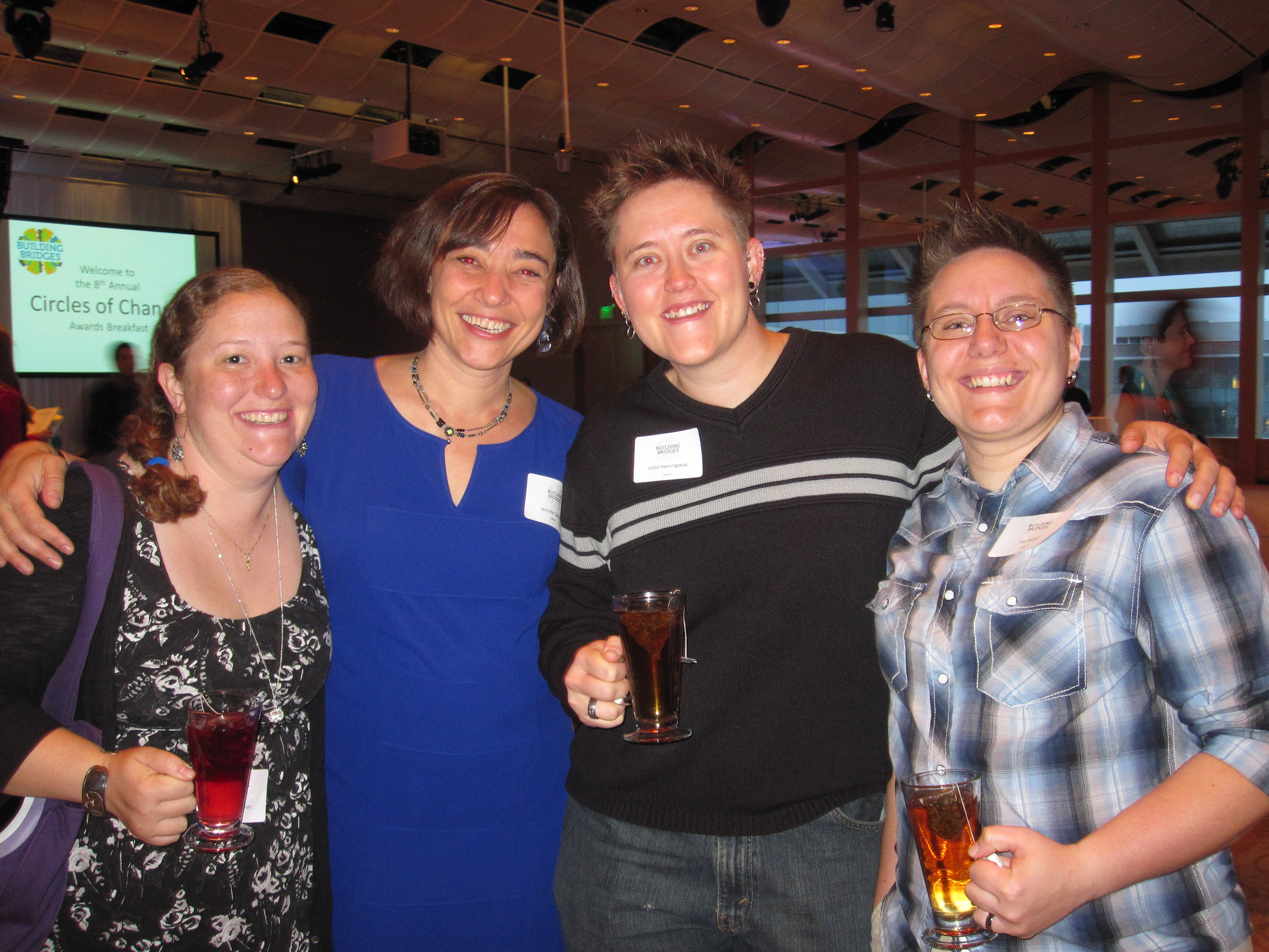 L to R: Rebecca Lipman, Jennifer Sarché, Jaala Hemingway, Jes Ward
