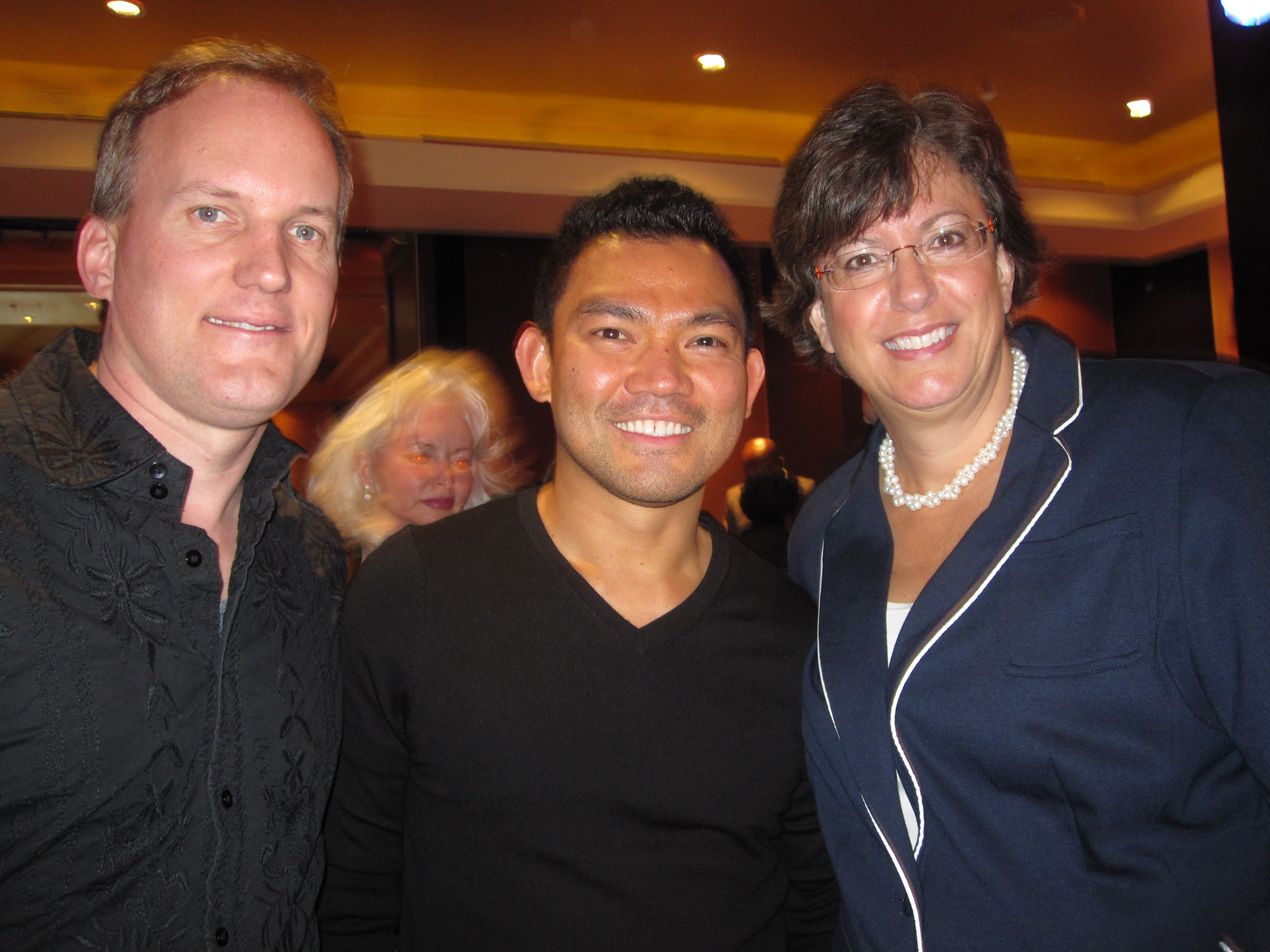 L to R: Scott Liva, Arvin Solidum, Mary Kittell