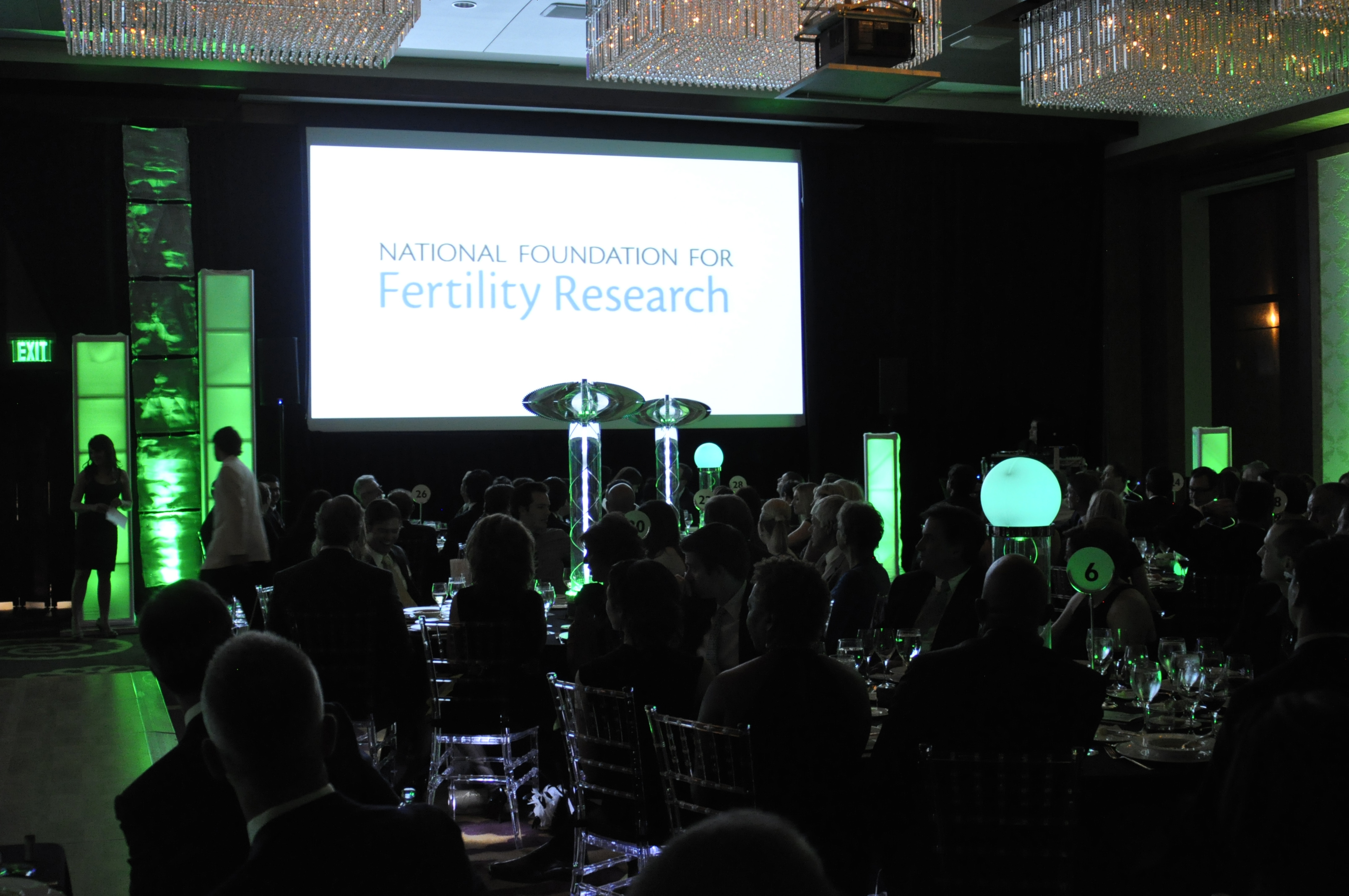 Guests watched a video celebrating NFFR