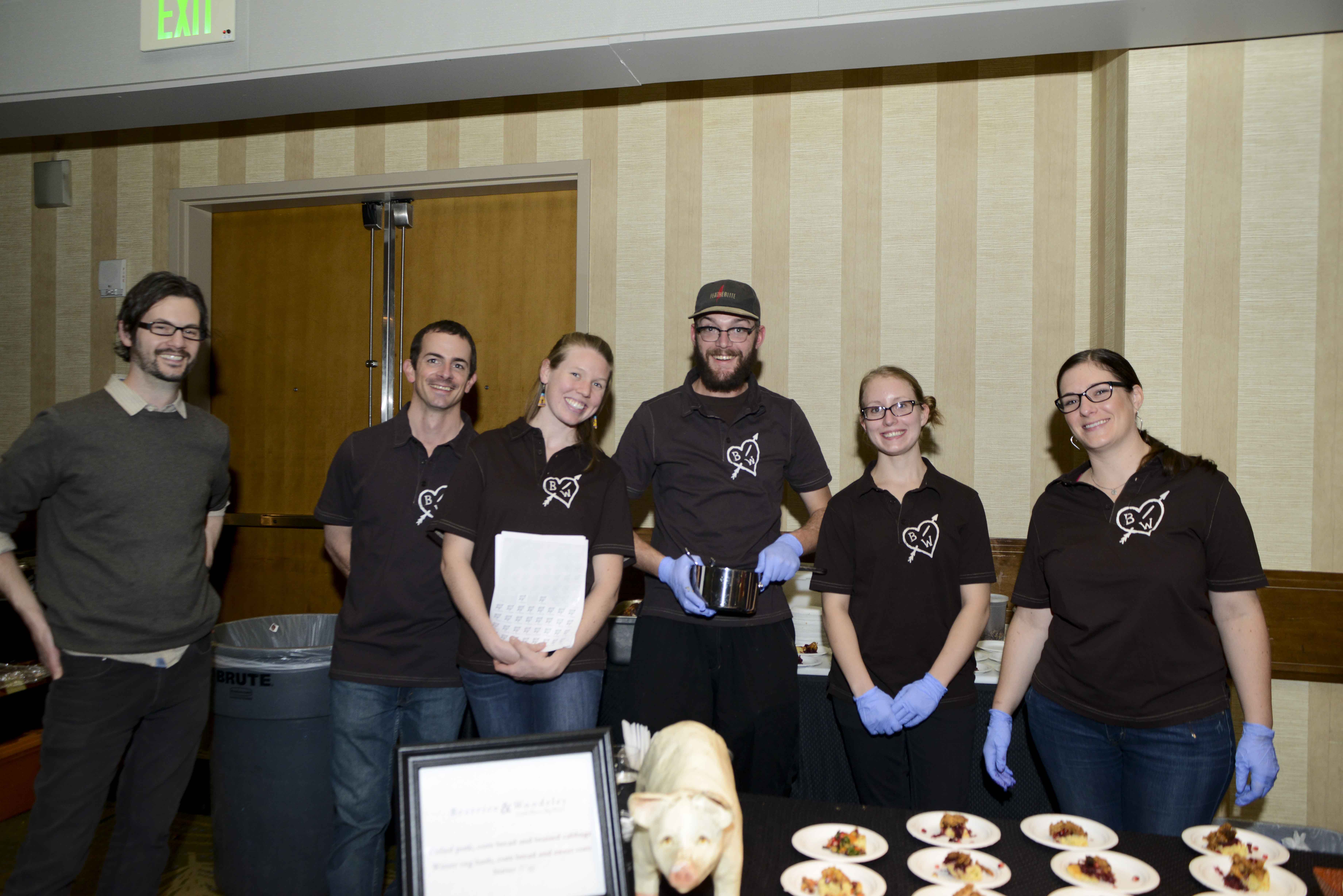 From left, Kevin Delk, Blake Manning, Sarah McMurchie, Logan Trussell ...