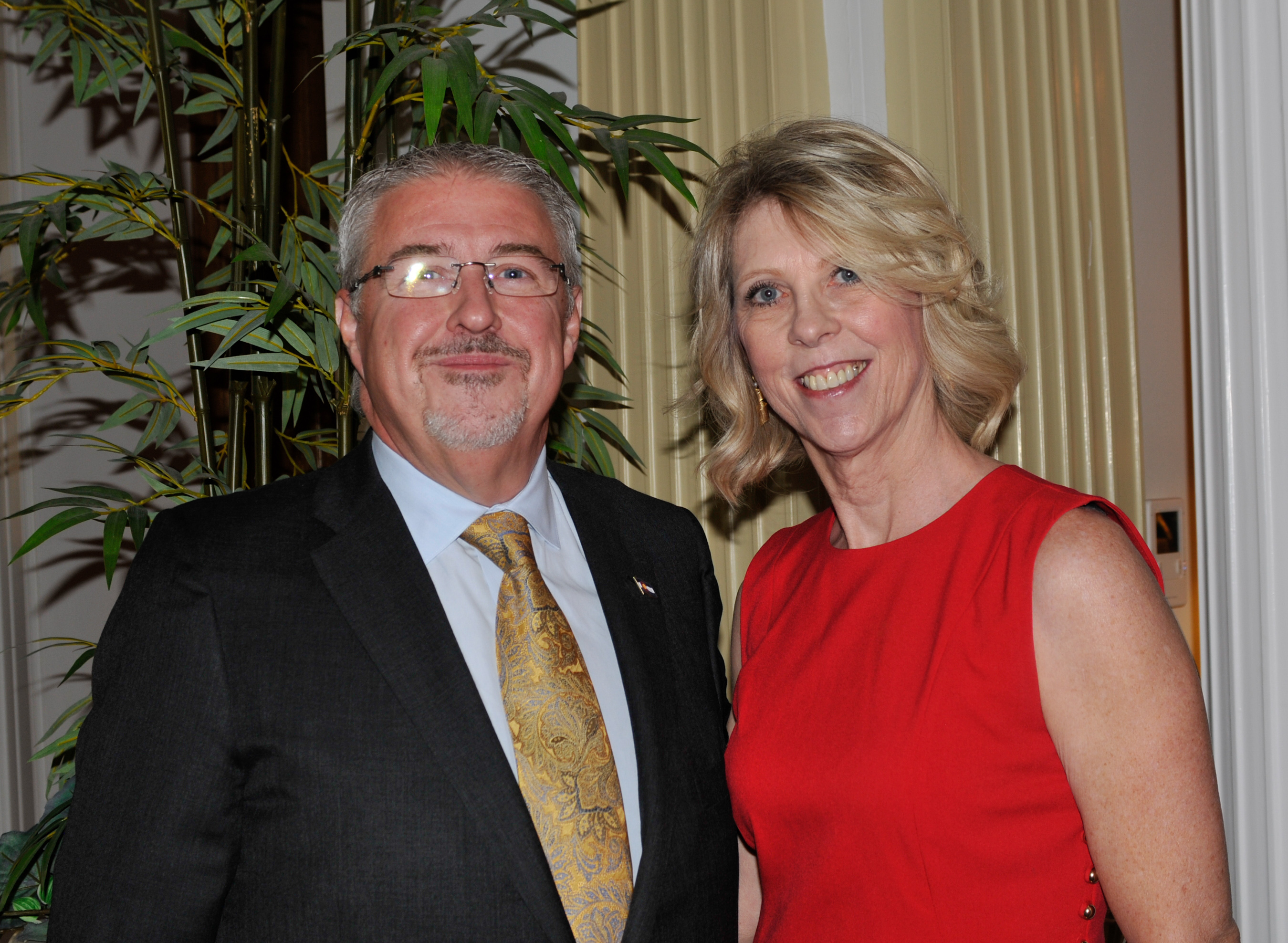 Lou Hutchison and Marie Patterson