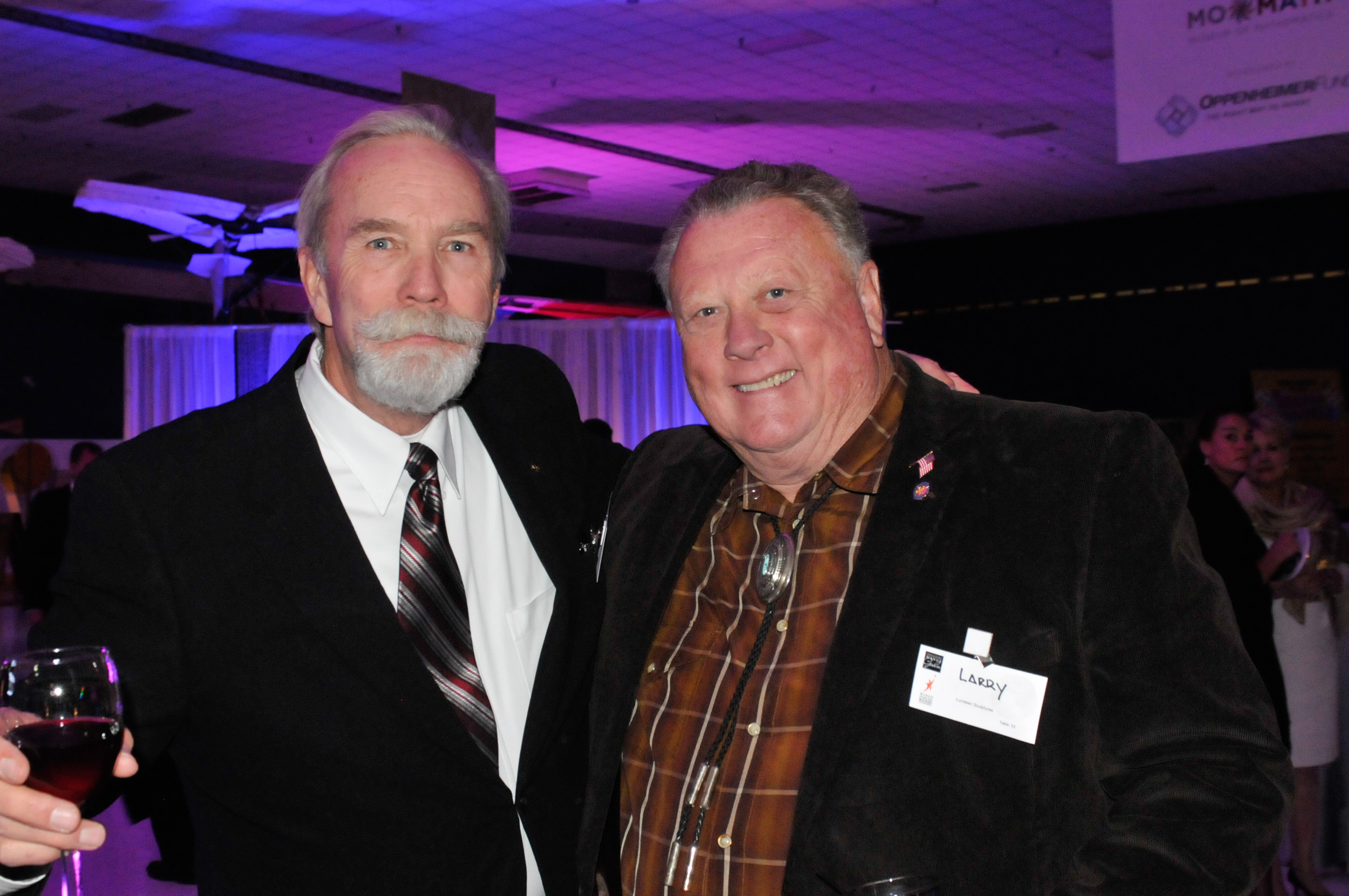 George Lundeen, left, and Larry Senderhauf