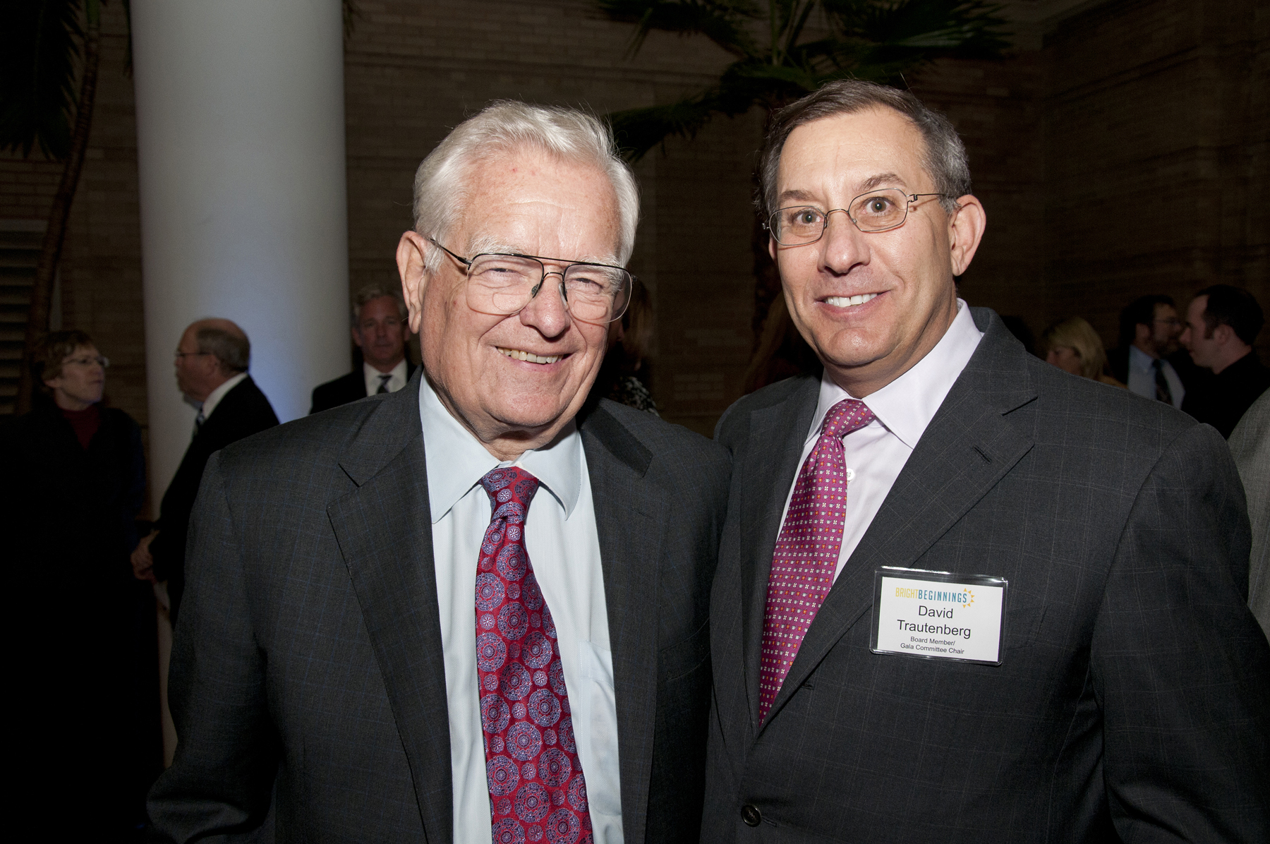 Former Colorado Governor Roy Romer, David Trautenberg, gala commitee chair