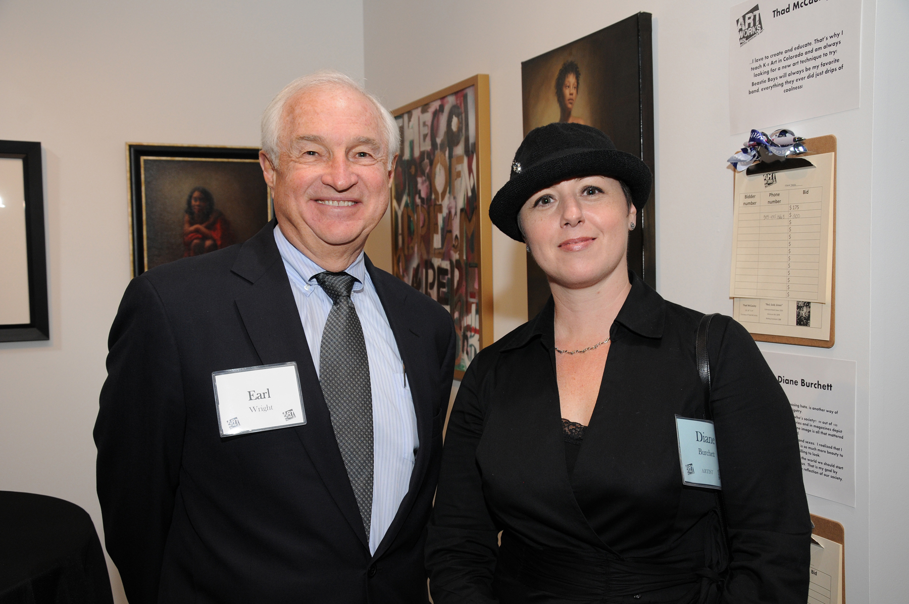 Earl Wright and Diane Burchett (artist)